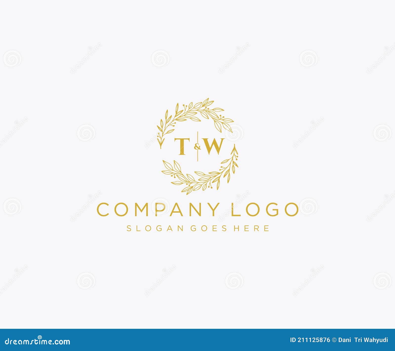 Initial TW Letters Floral Frames. Monogram Wedding, Wedding Invitation ...