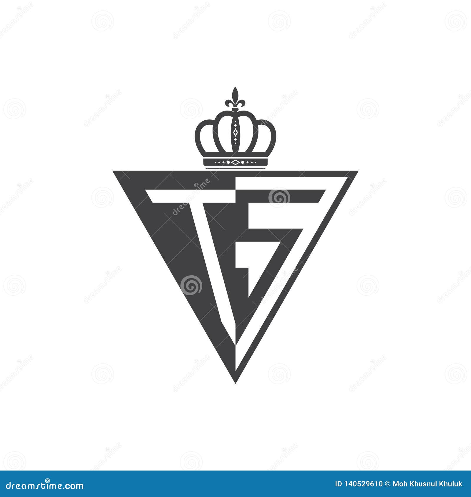 Initial Two Letter TS Half Logo Triangle Black Stock Vector ...