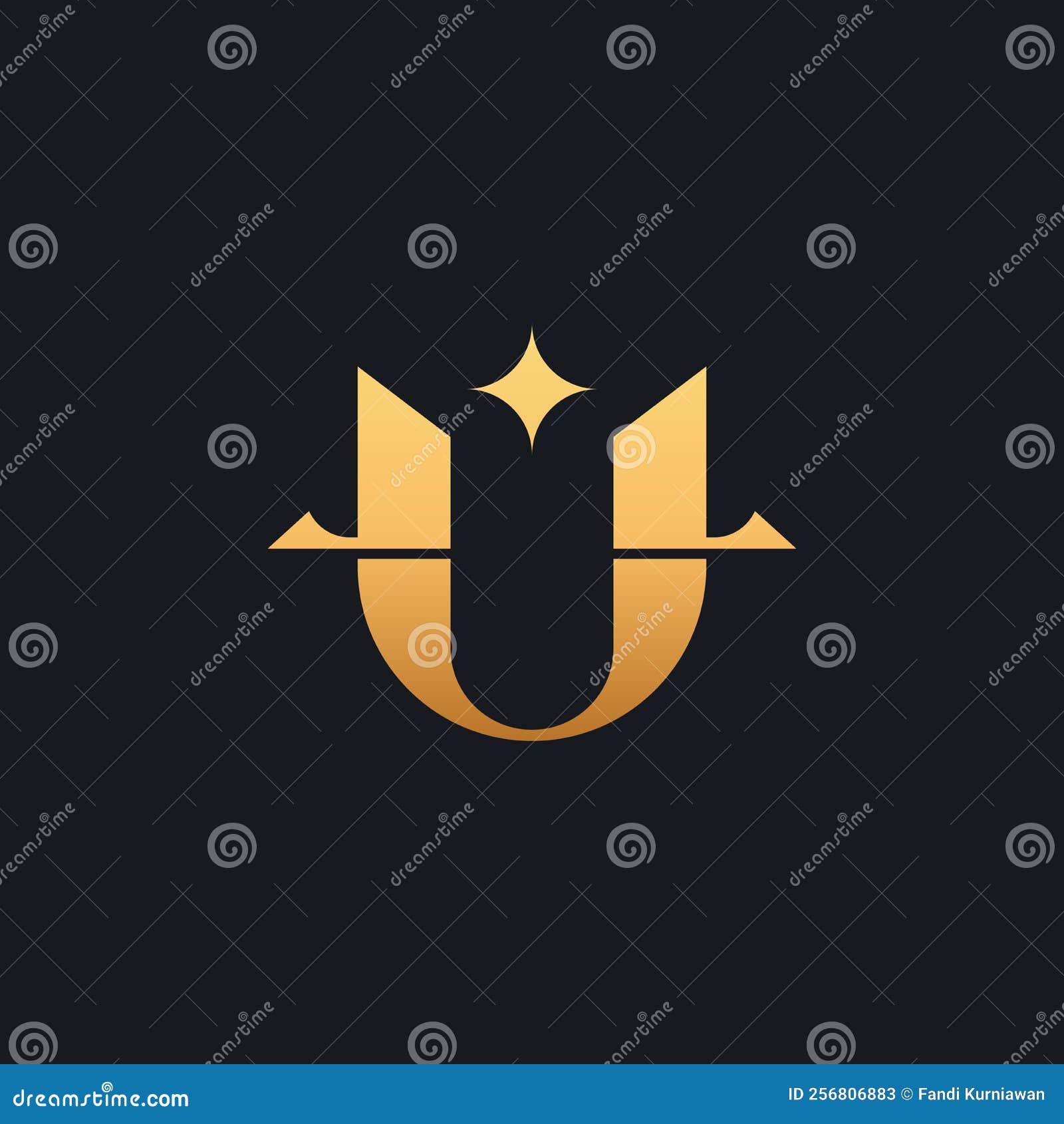 Initial U Monogram Logo Template. Initial Based Letter Icon Logo ...