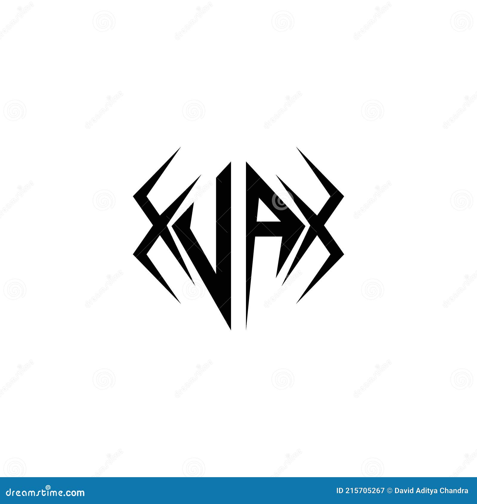 Initial UA Logo Design with Cool Style, Logo Business Branding Stock ...