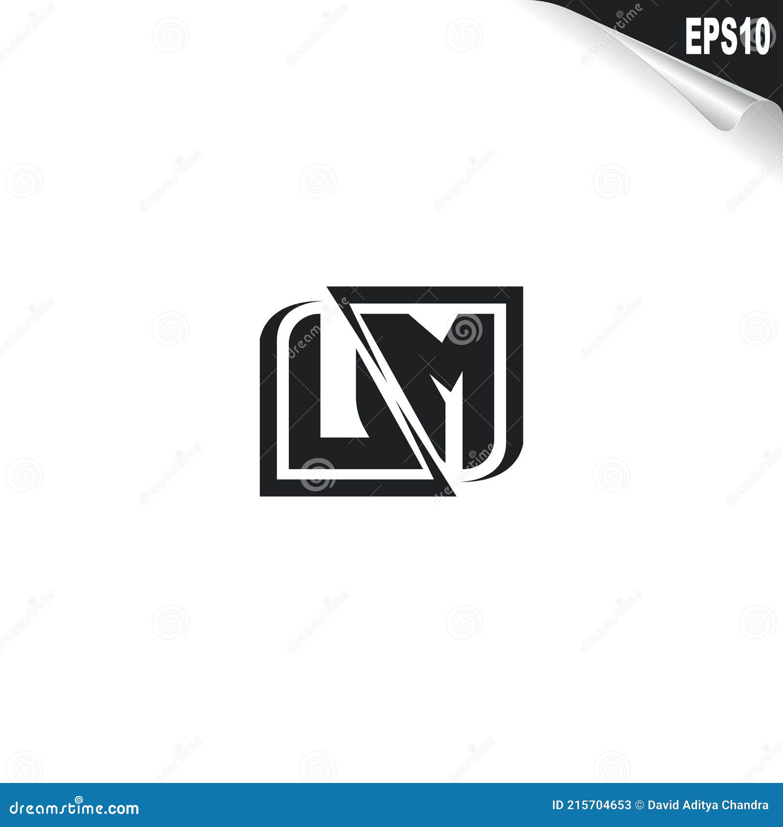 Initial UM Logo Design with Shape Style, Logo Business Branding Stock ...