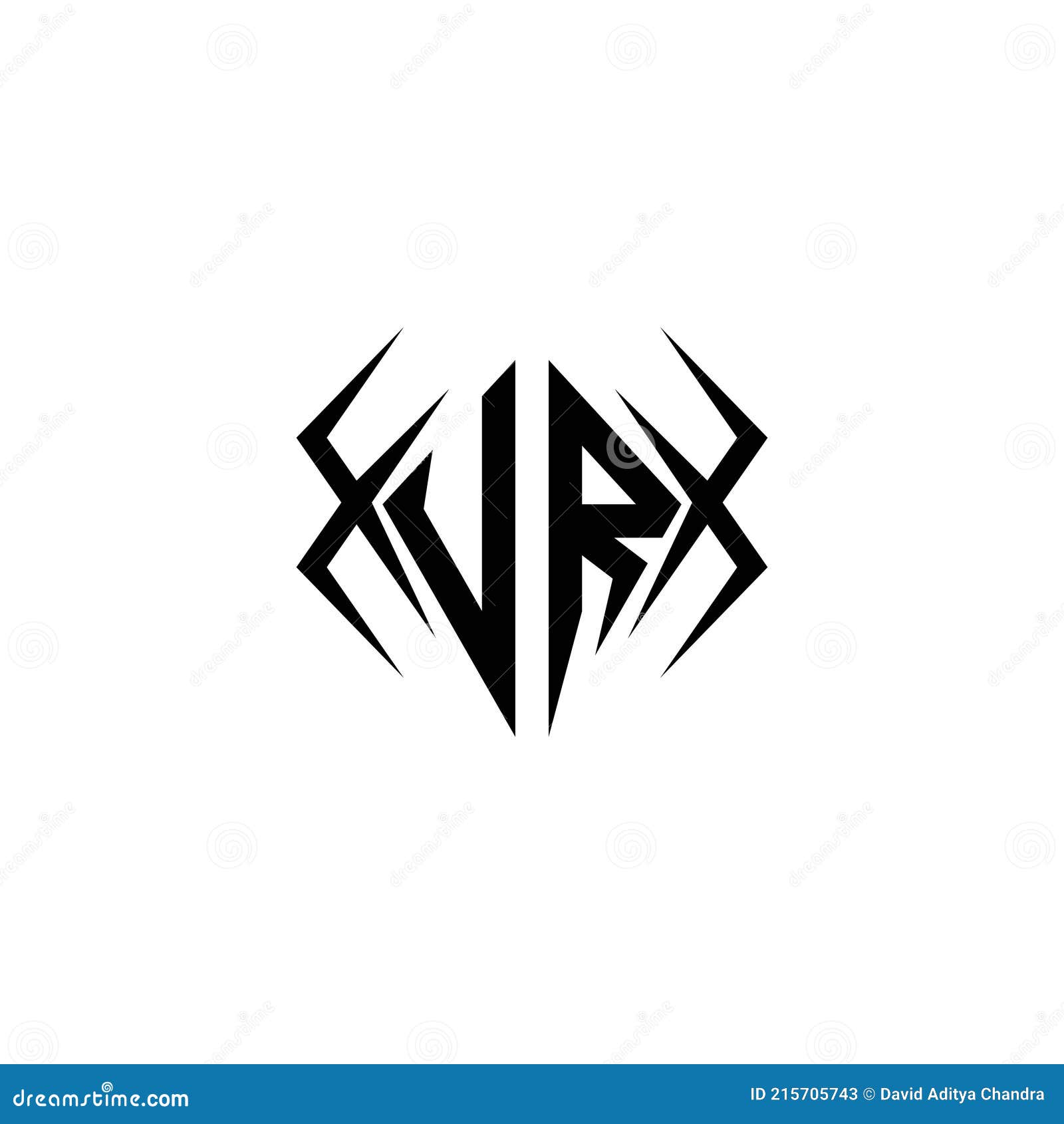 Initial UR Logo Design with Cool Style, Logo Business Branding Stock ...