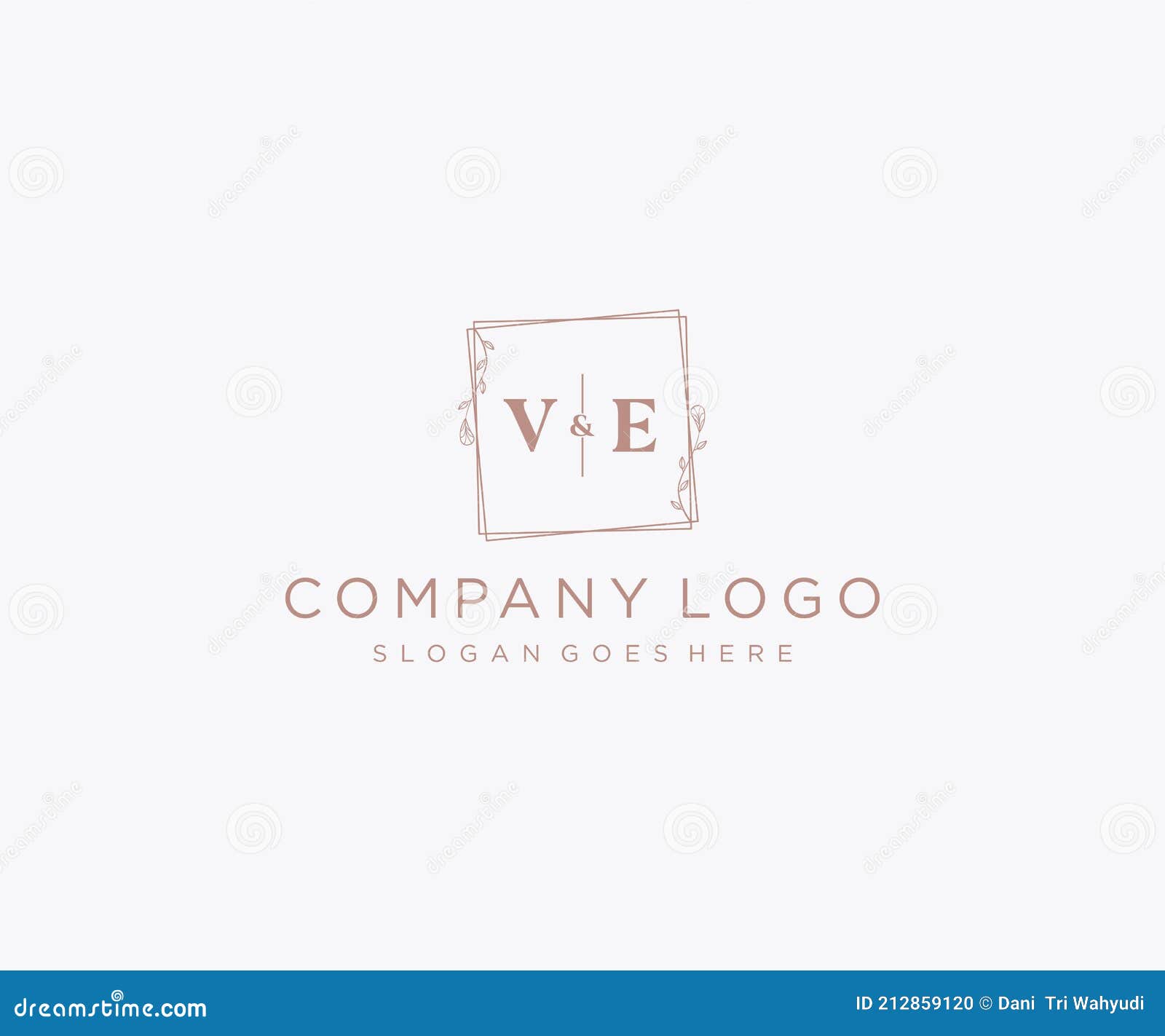Initial VE Letters Decorative Luxury Wedding Logo Stock Vector ...