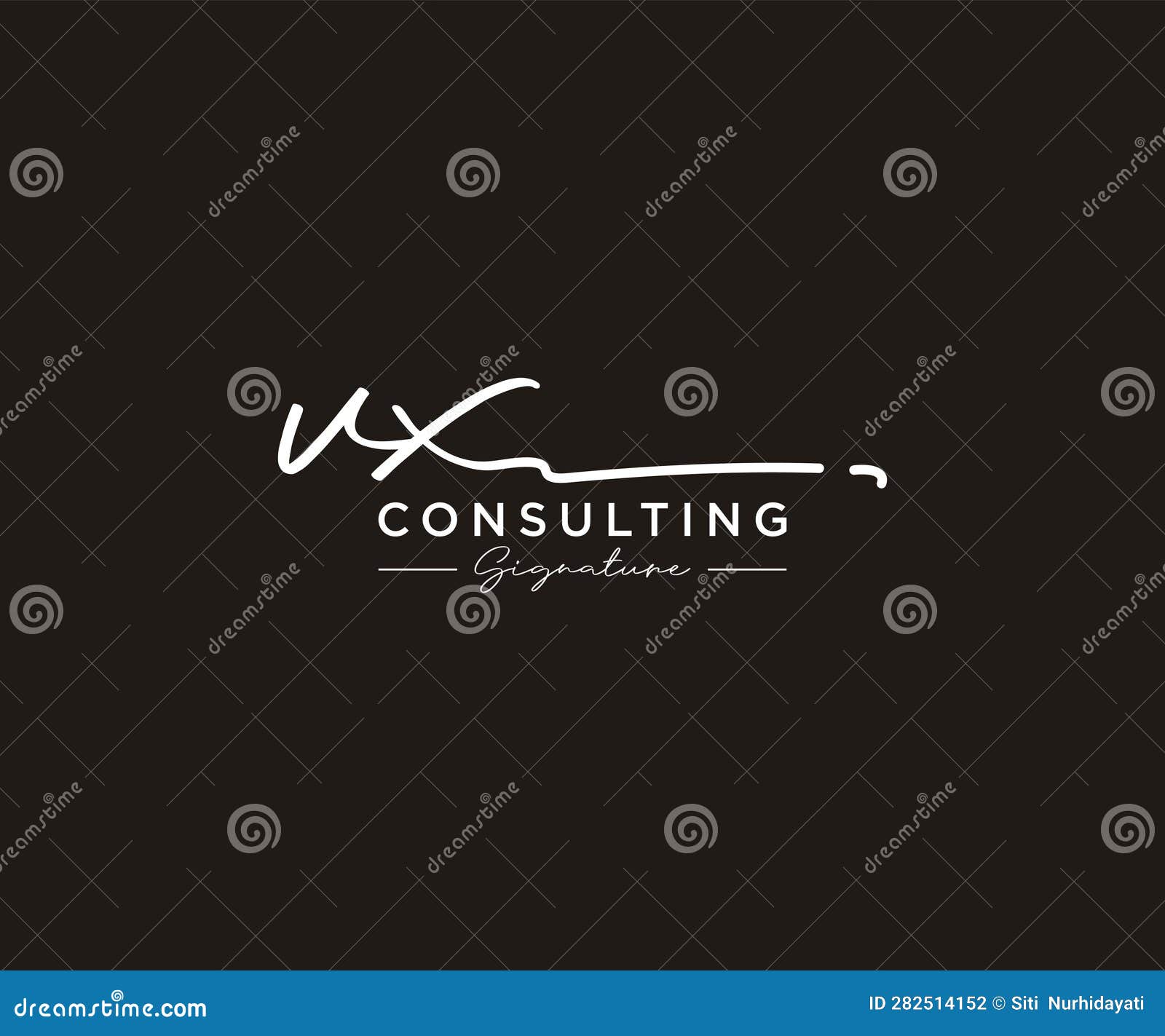 Initial VX Signature Logo Collection Template Vector. Hand Drawn ...