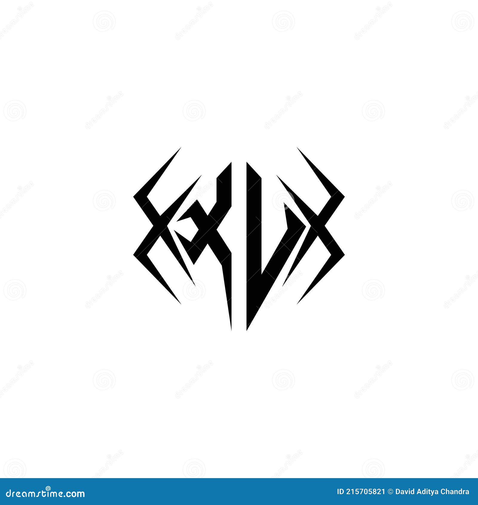 Initial XU Logo Design with Cool Style, Logo Business Branding Stock ...