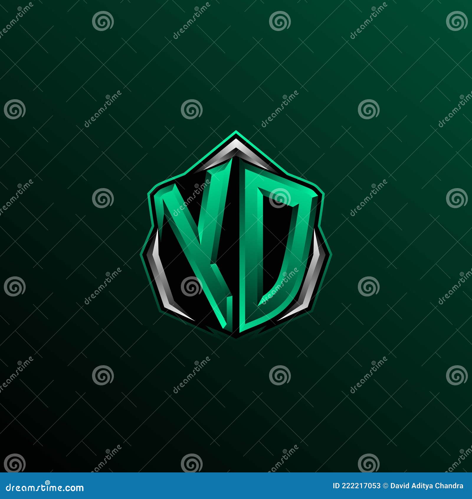 Initial YD Logo Design, Initial YD Logo Design with Shield Style, Logo ...