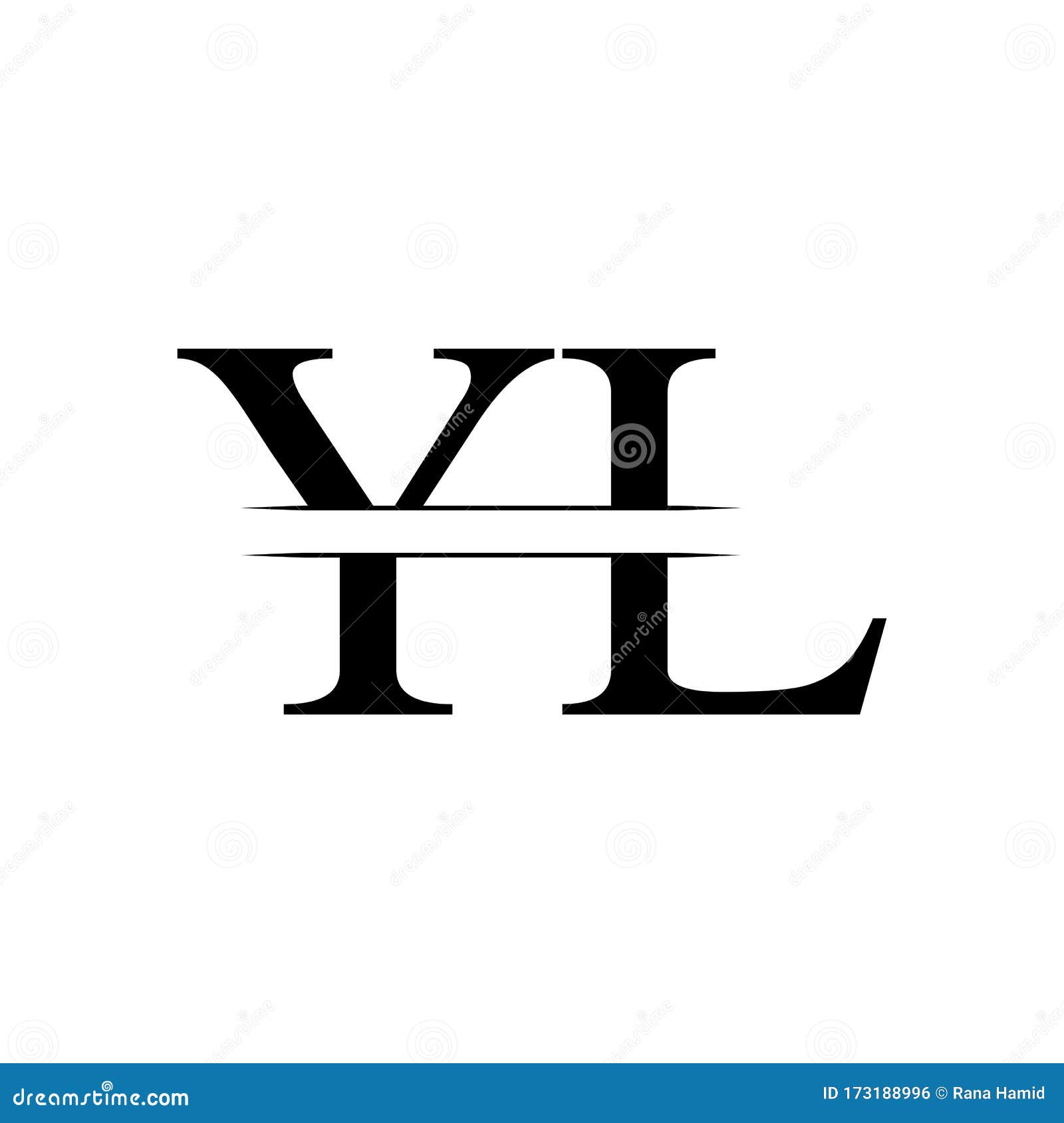 Initial YL Logo Design Vector Template. Creative Letter YL Business ...