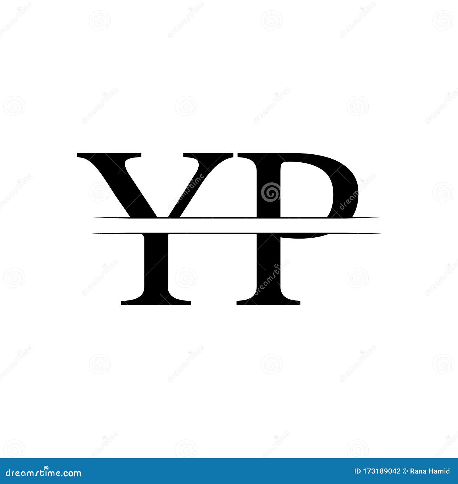 Initial YP Logo Design Vector Template. Creative Letter YP Business ...