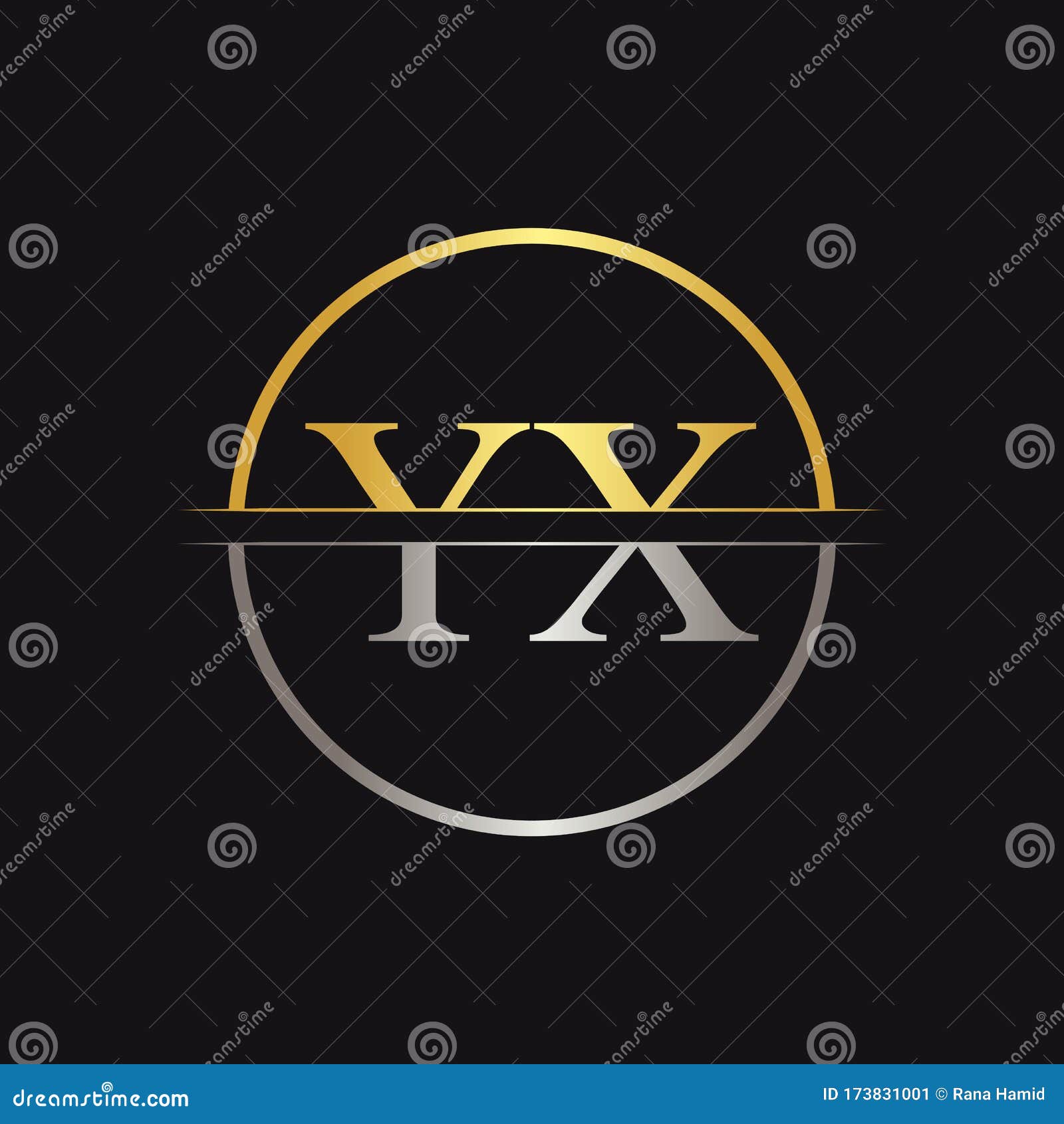 Initial YX Logo Design Vector Template. Creative Letter YX Business ...