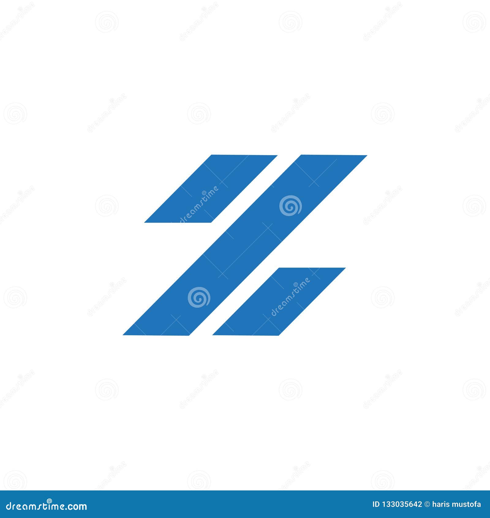 Initial Z Logo Graphic Design Template Vector Illustration Stock Vector ...