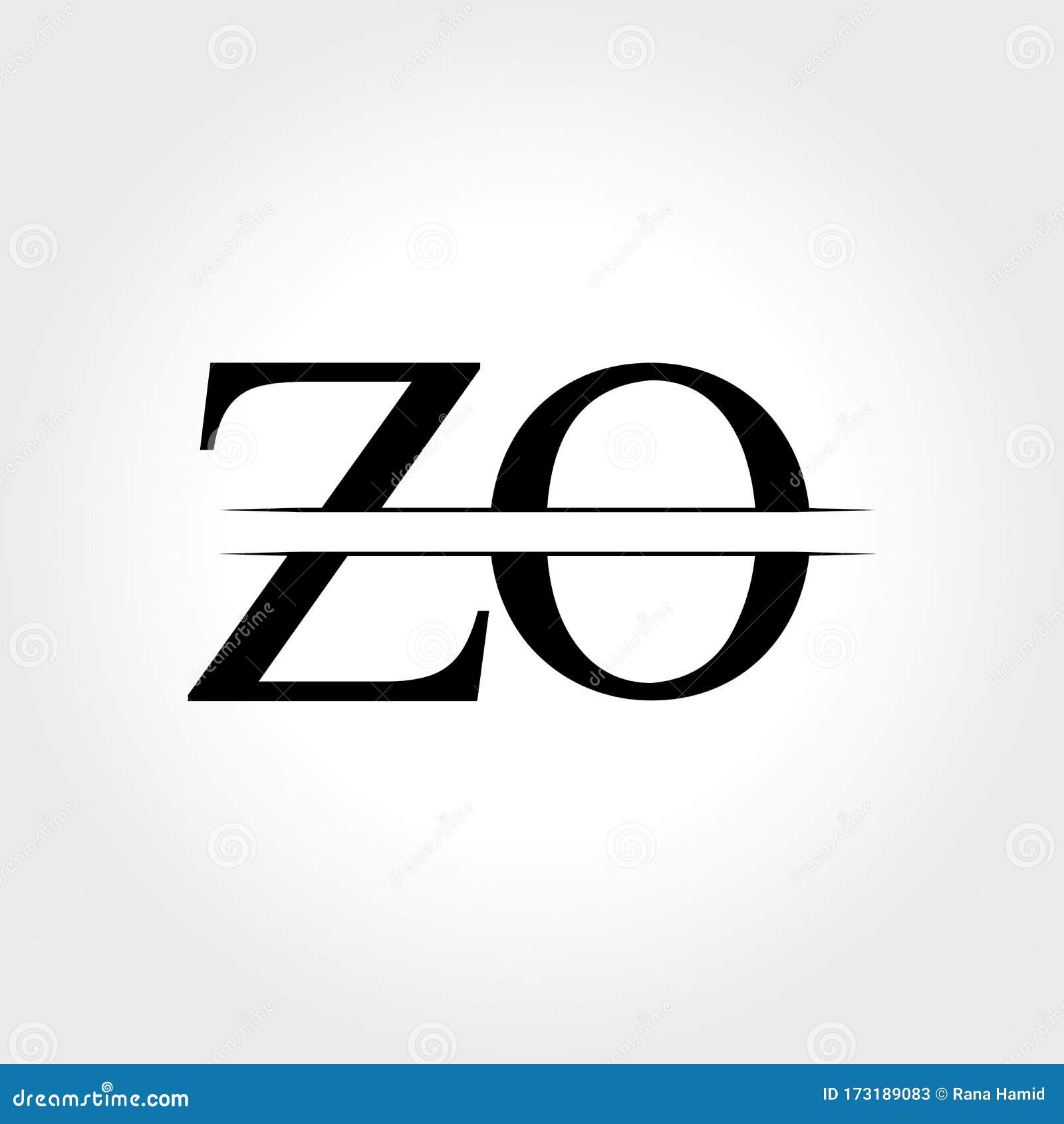 Initial ZO Logo Design Vector Template. Creative Letter ZO Business ...