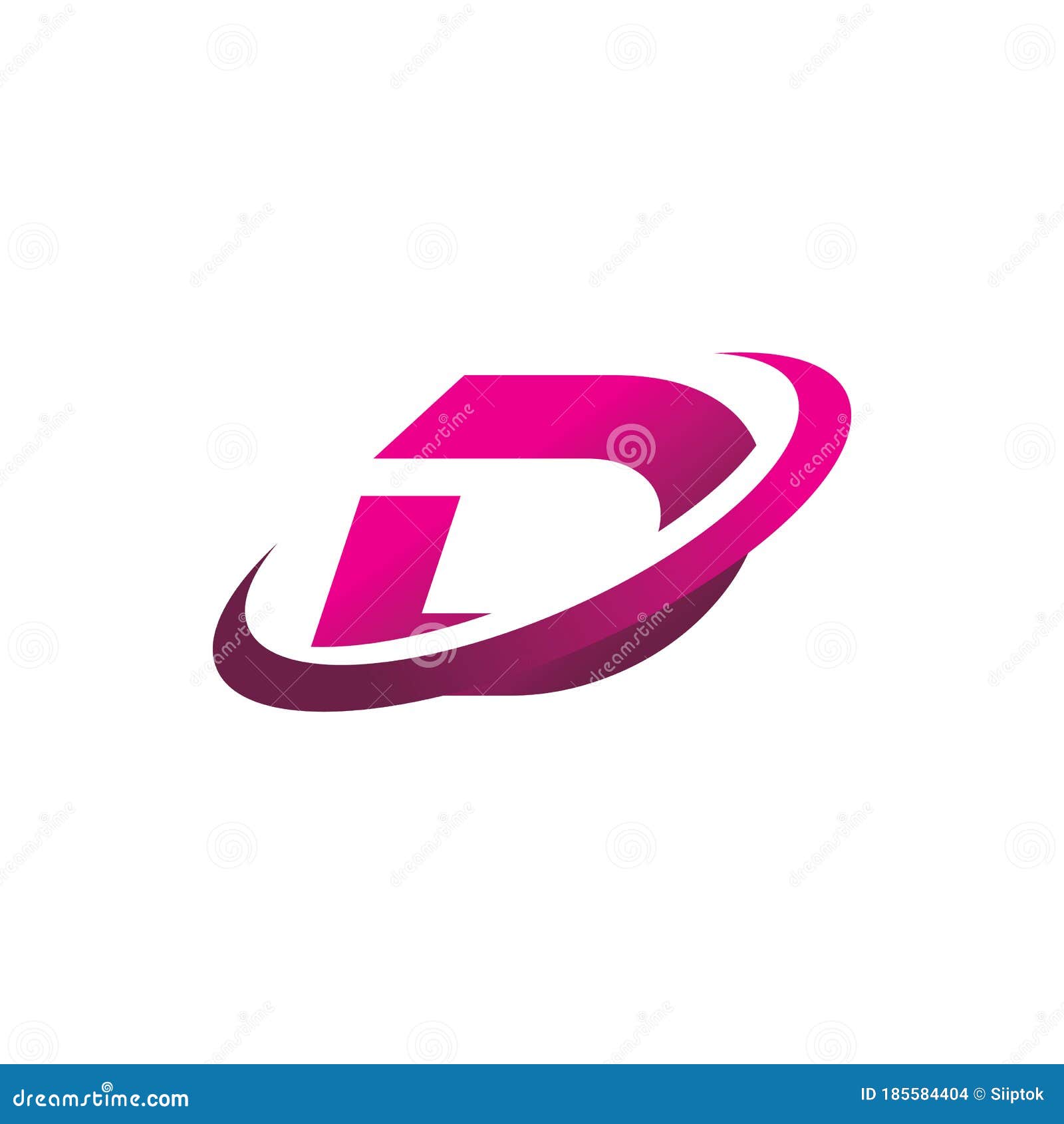 Initiale Couleur Lettre D Logo Illustration Stock - Illustration du ...