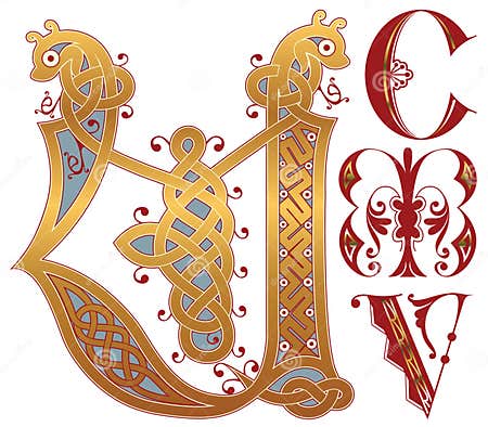 Initials stock vector. Illustration of initial, number - 13728596