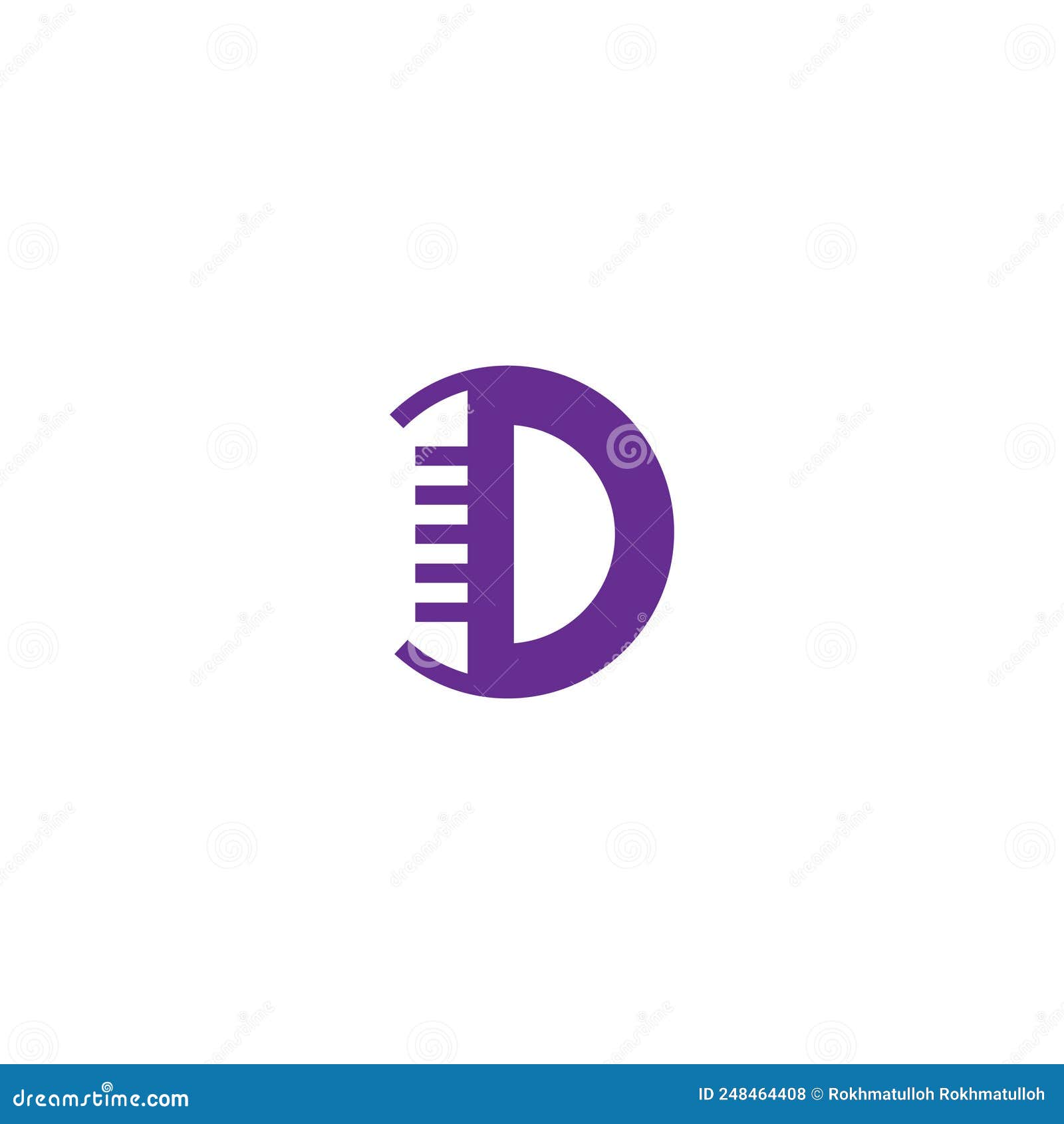 Initials D Piano Music Logo Design Vector Template Stock Vector ...