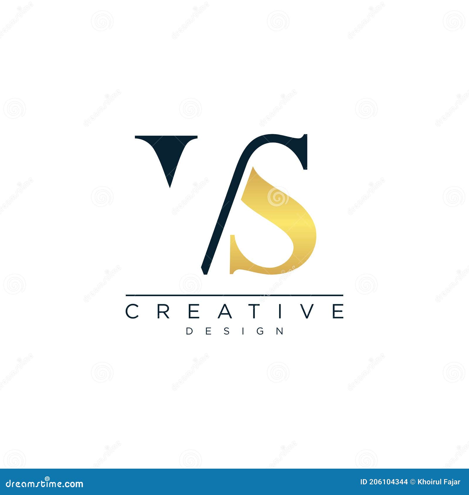 Initials Letter VS or SV Logo Designs Vector Stock Vector ...