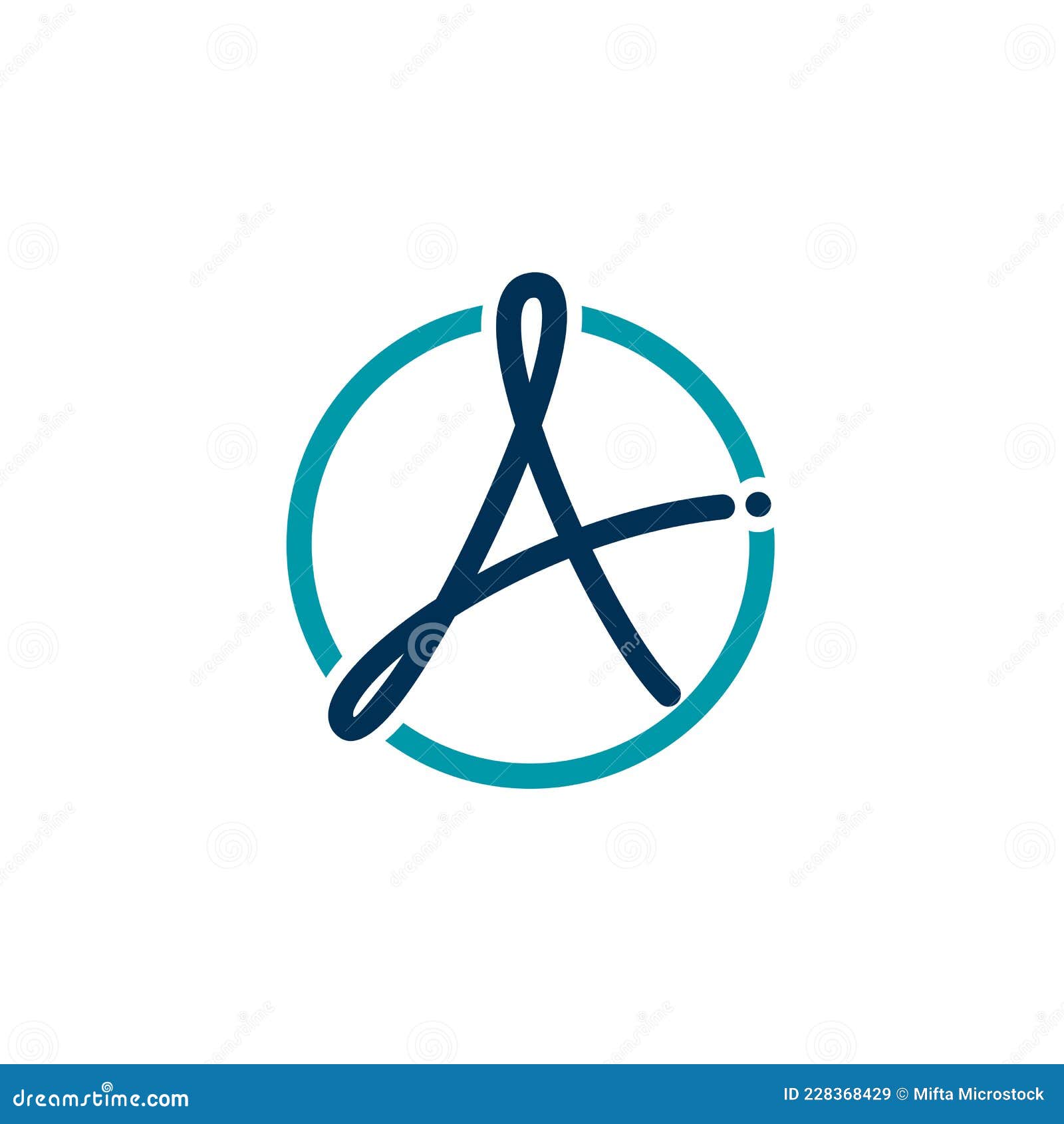 Initials Letters a Logo Design Vectors Unique Stock Vector ...