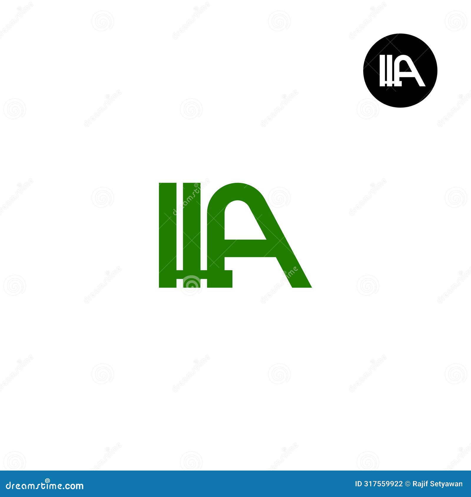 Initials LIA Monogram Logo Design Stock Vector - Illustration of logos ...
