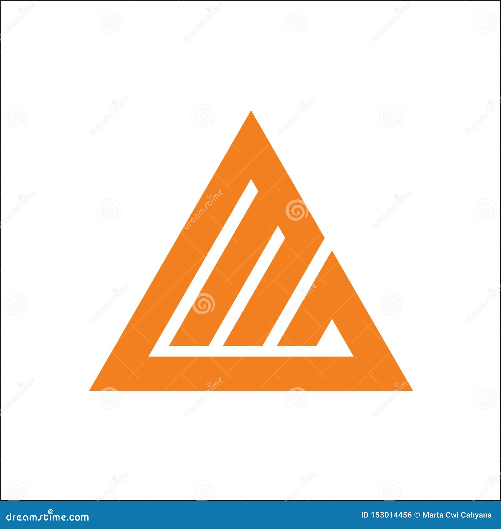 Initials MG Triangle Logo Vector Template Stock Vector - Illustration ...
