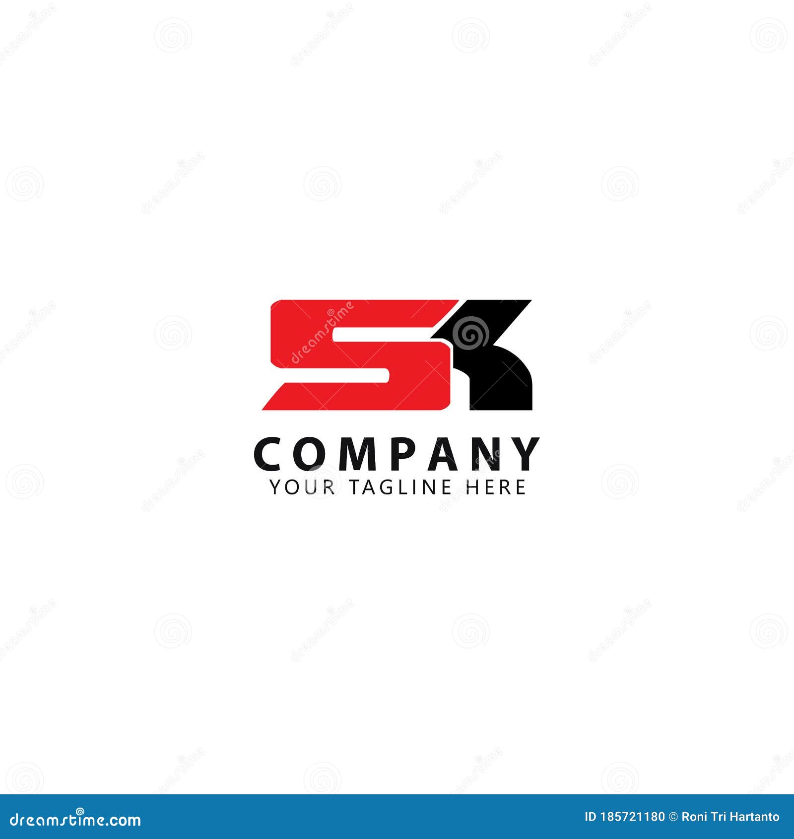 Initials SK Logo Monogram Designs Modern Templates Stock Vector ...