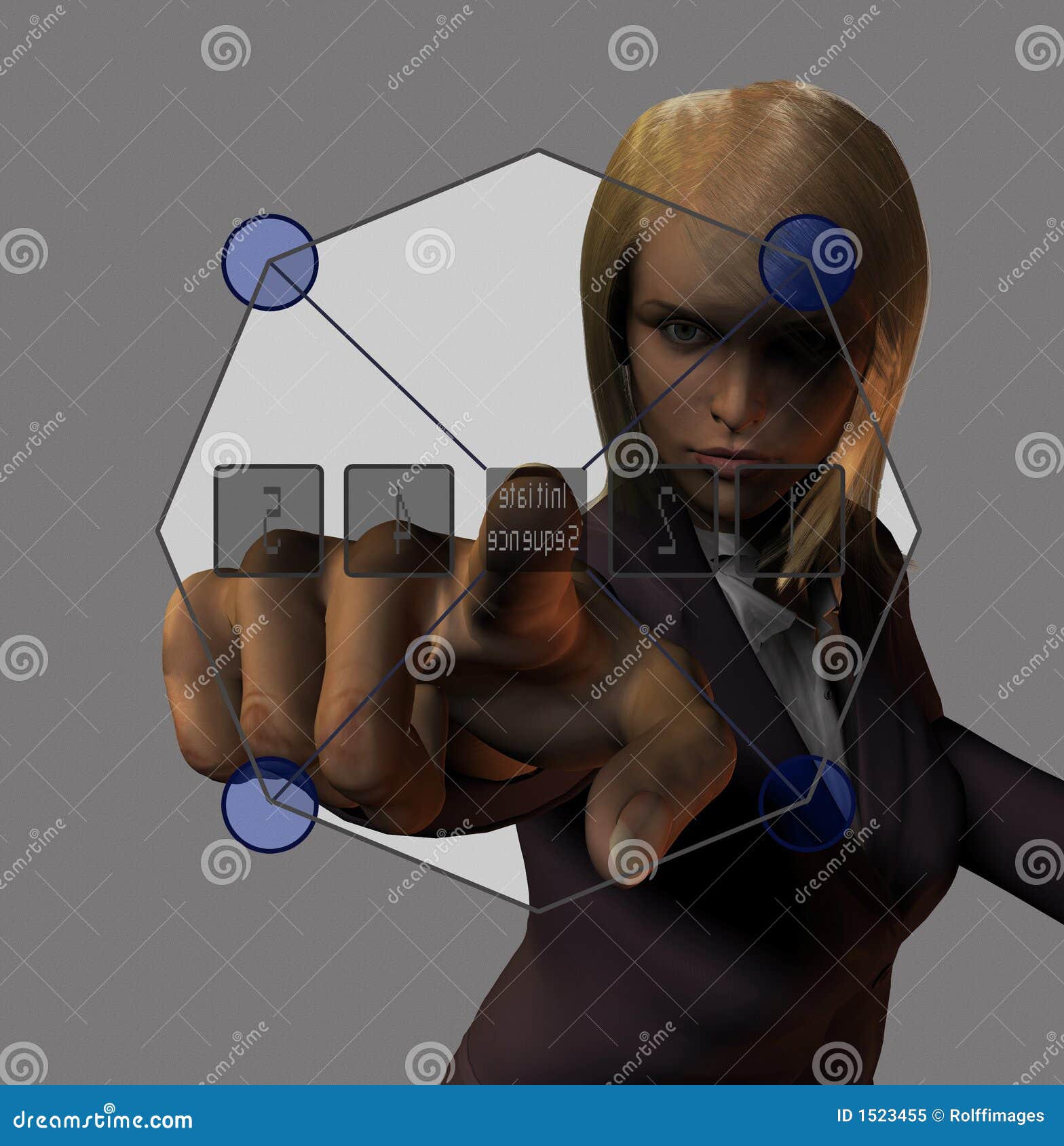 Initiate Sequence stock illustration. Illustration of entry - 1523455