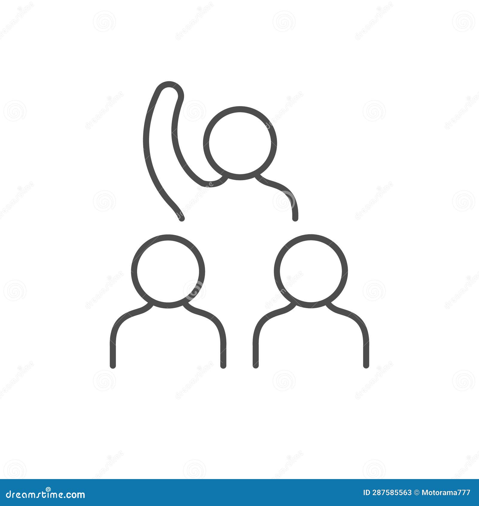Initiative Skill Line Outline Icon Stock Illustration - Illustration of ...