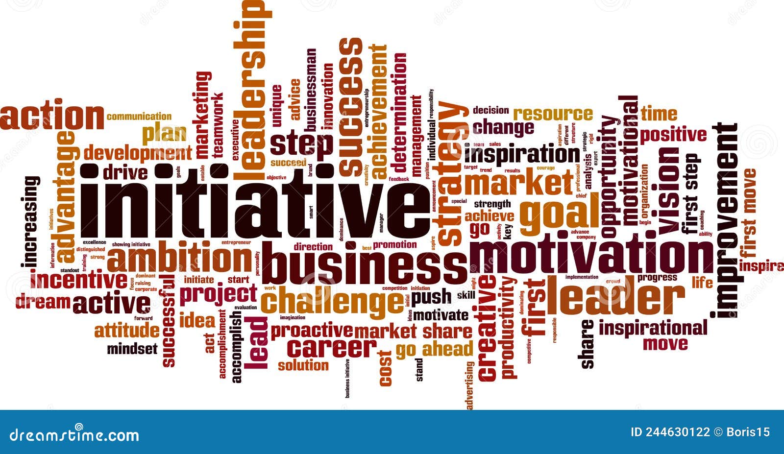 Initiative Word On White Royalty-Free Stock Photography | CartoonDealer ...