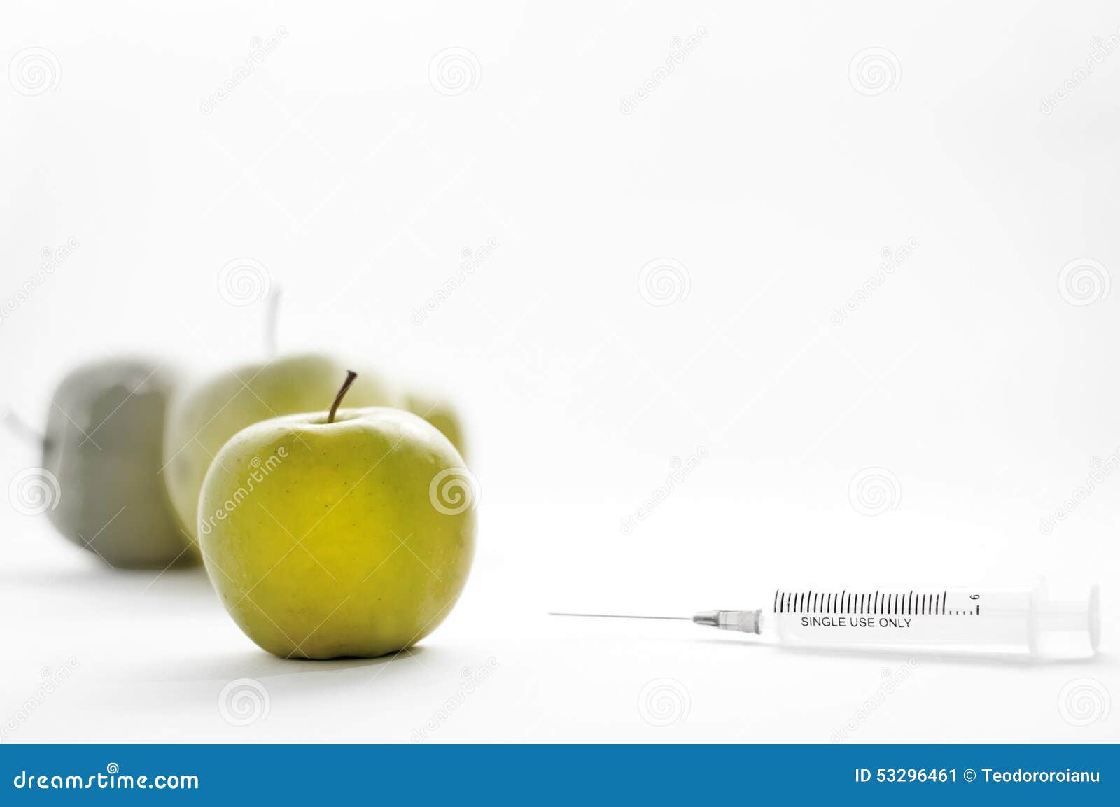 Injected fruits stock image. Image of apples, black, drops - 53296461