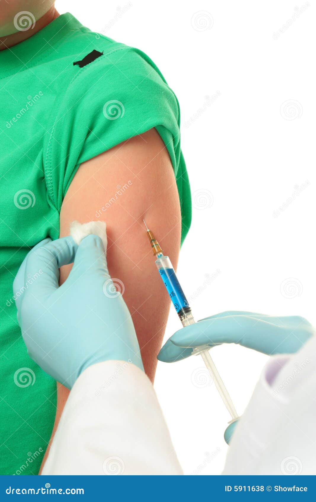 Injectie of immunisatie stock foto. Image of besmetting - 5911638