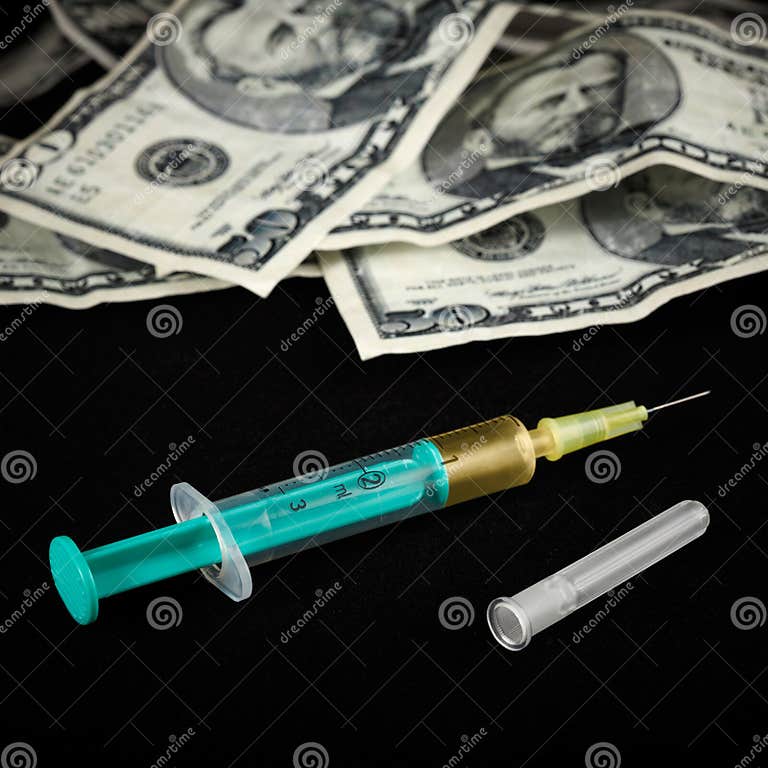 Injection stock image. Image of addiction, health, money - 17433579