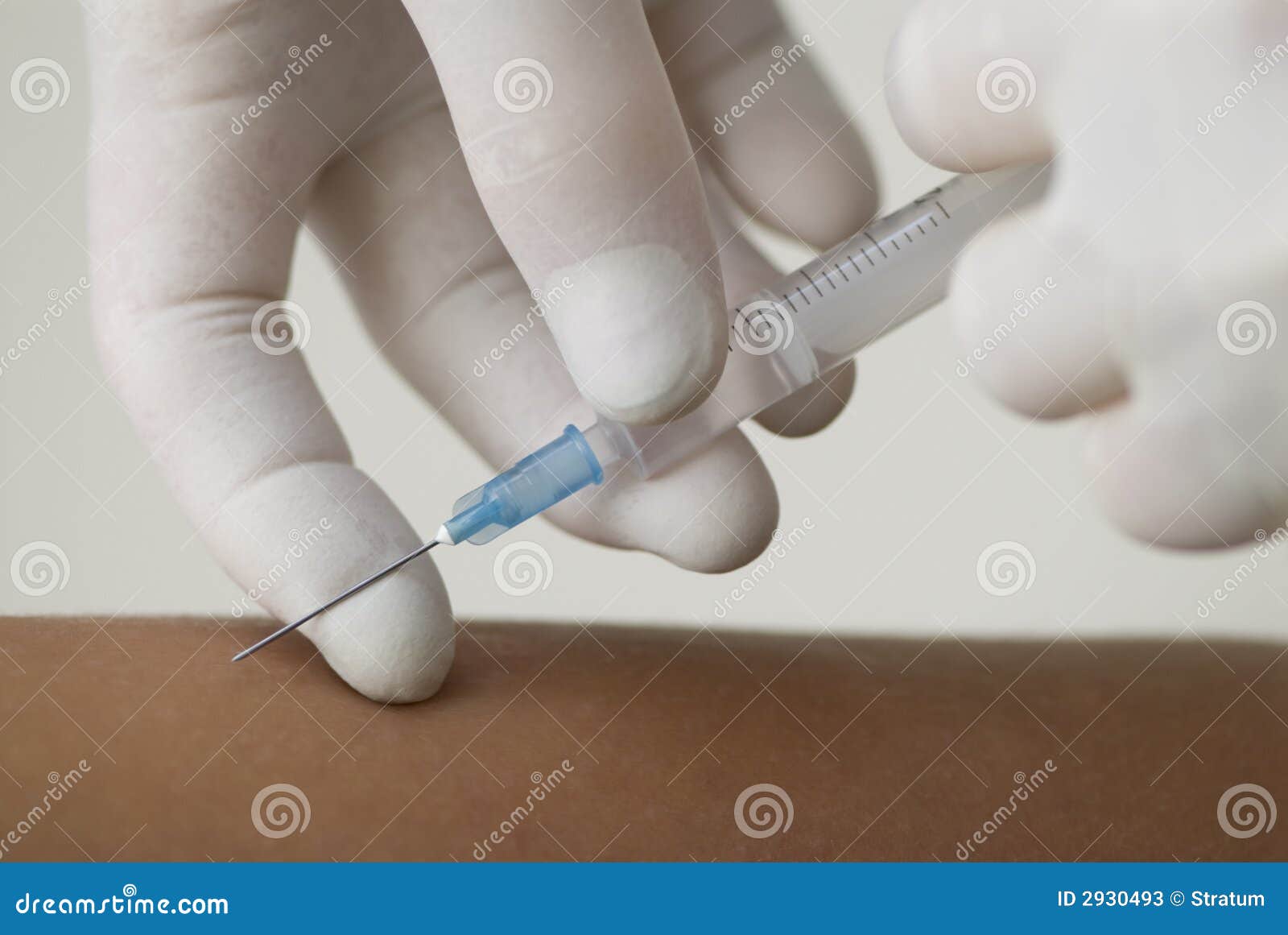 Injection stock image. Image of medicine, skin, syringe - 2930493