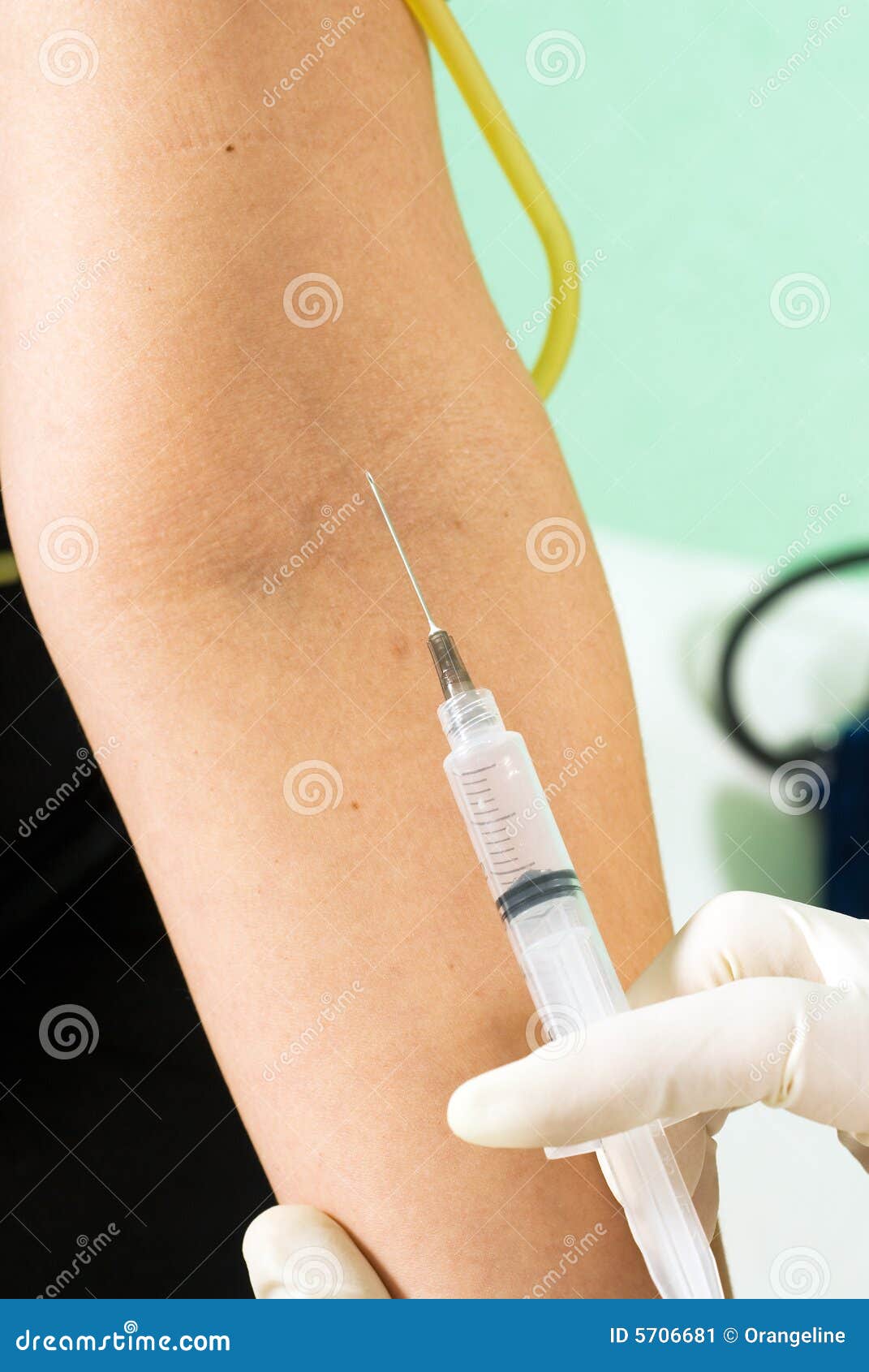 Injection in Arm - Vertical Stock Image - Image of midlife, vaccine ...