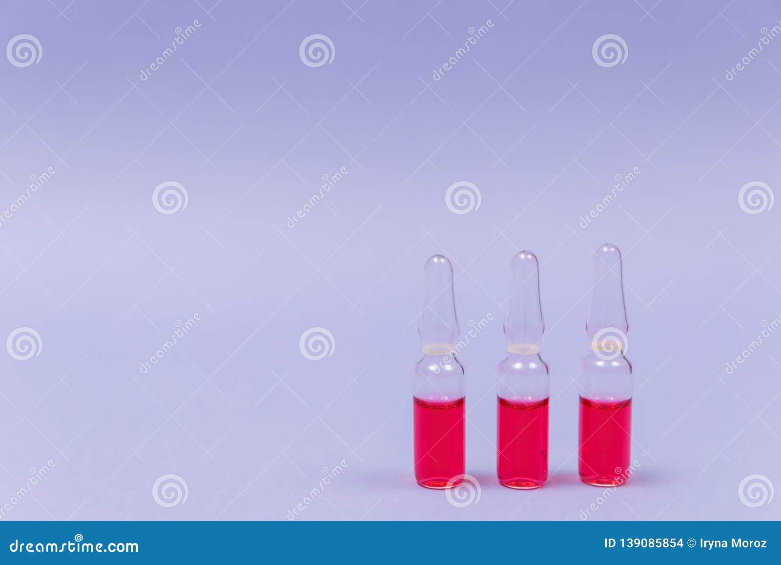 Injection Bottle on Background Stock Photo - Image of prescription ...