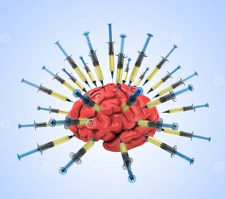 Injection Brain stock photo. Image of needle, laboratory - 6352598