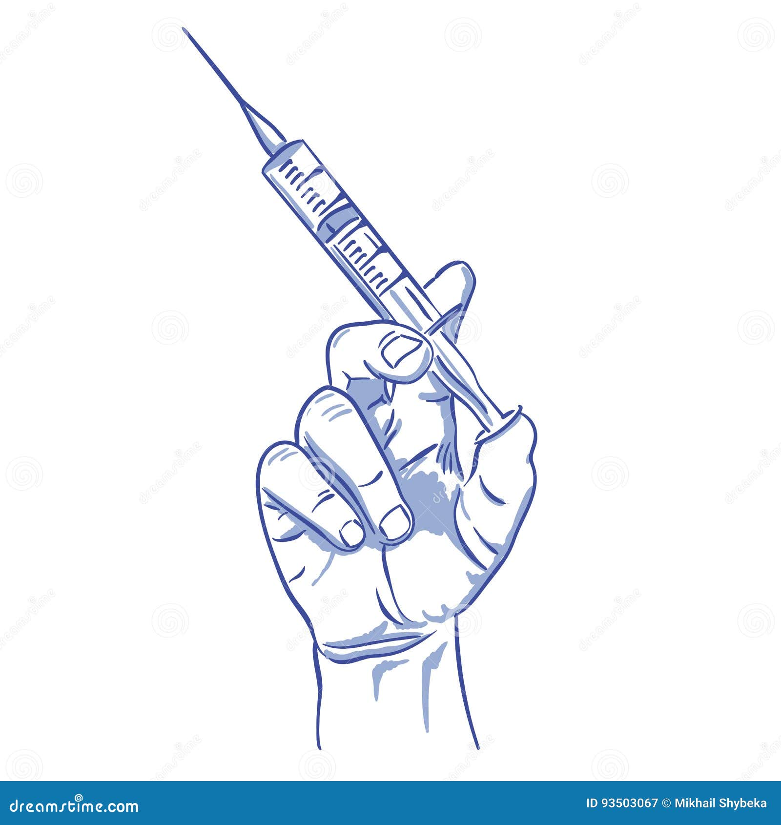 Injection doodle drawing stock vector. Illustration of element - 93503067