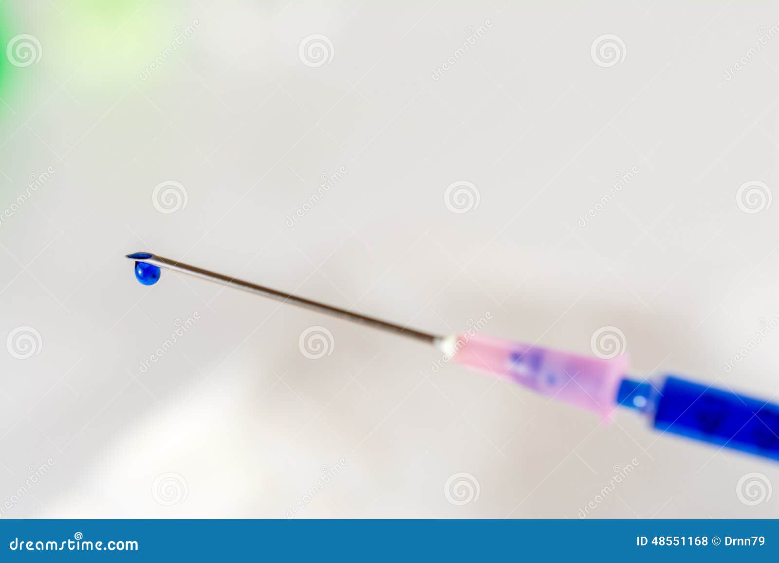 Injection Drops Medicine Blue Stock Photo - Image of disease, nurse ...