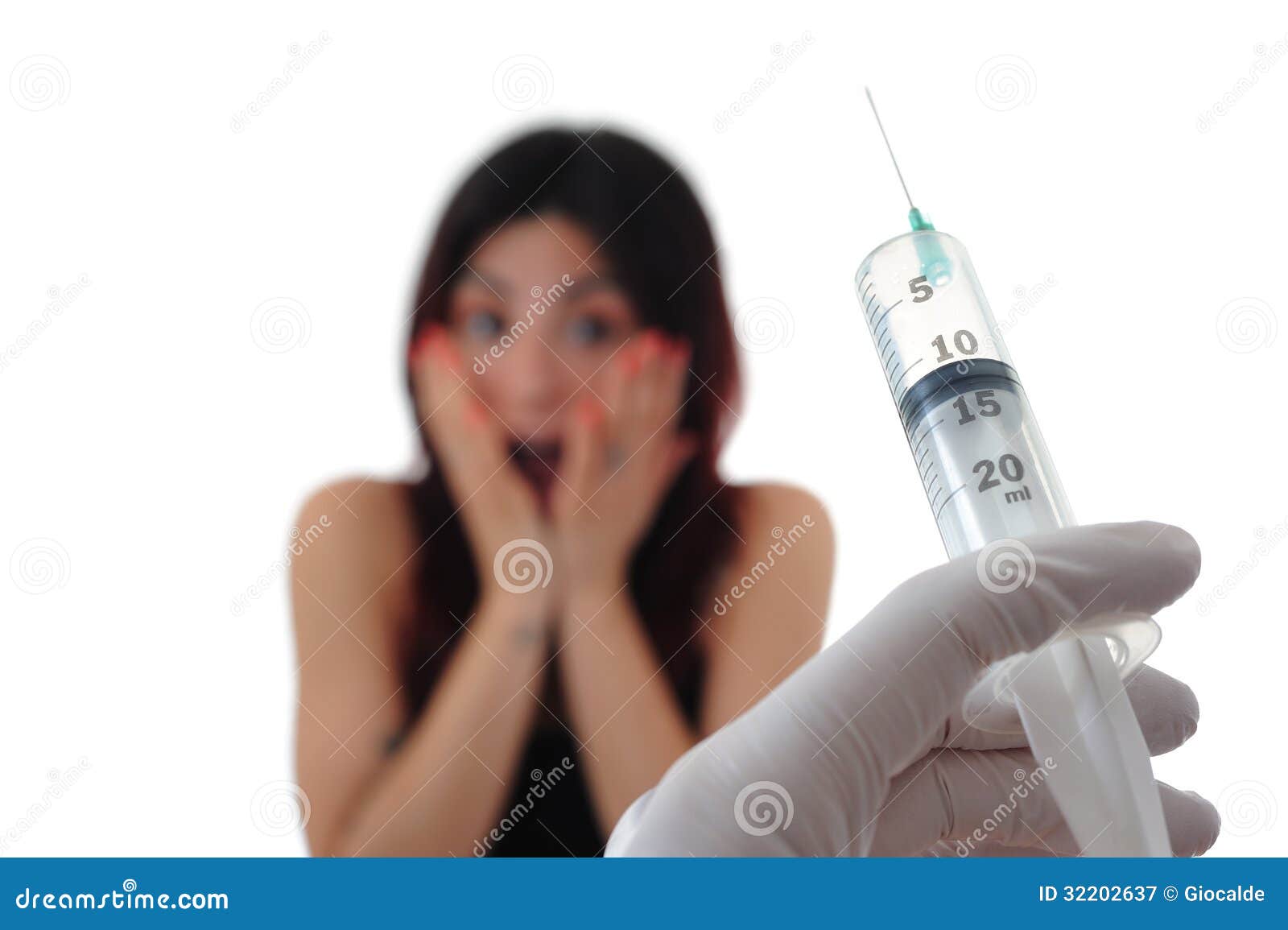 Injection Stock Image Image Of Fear Cure Fright Syringe 32202637