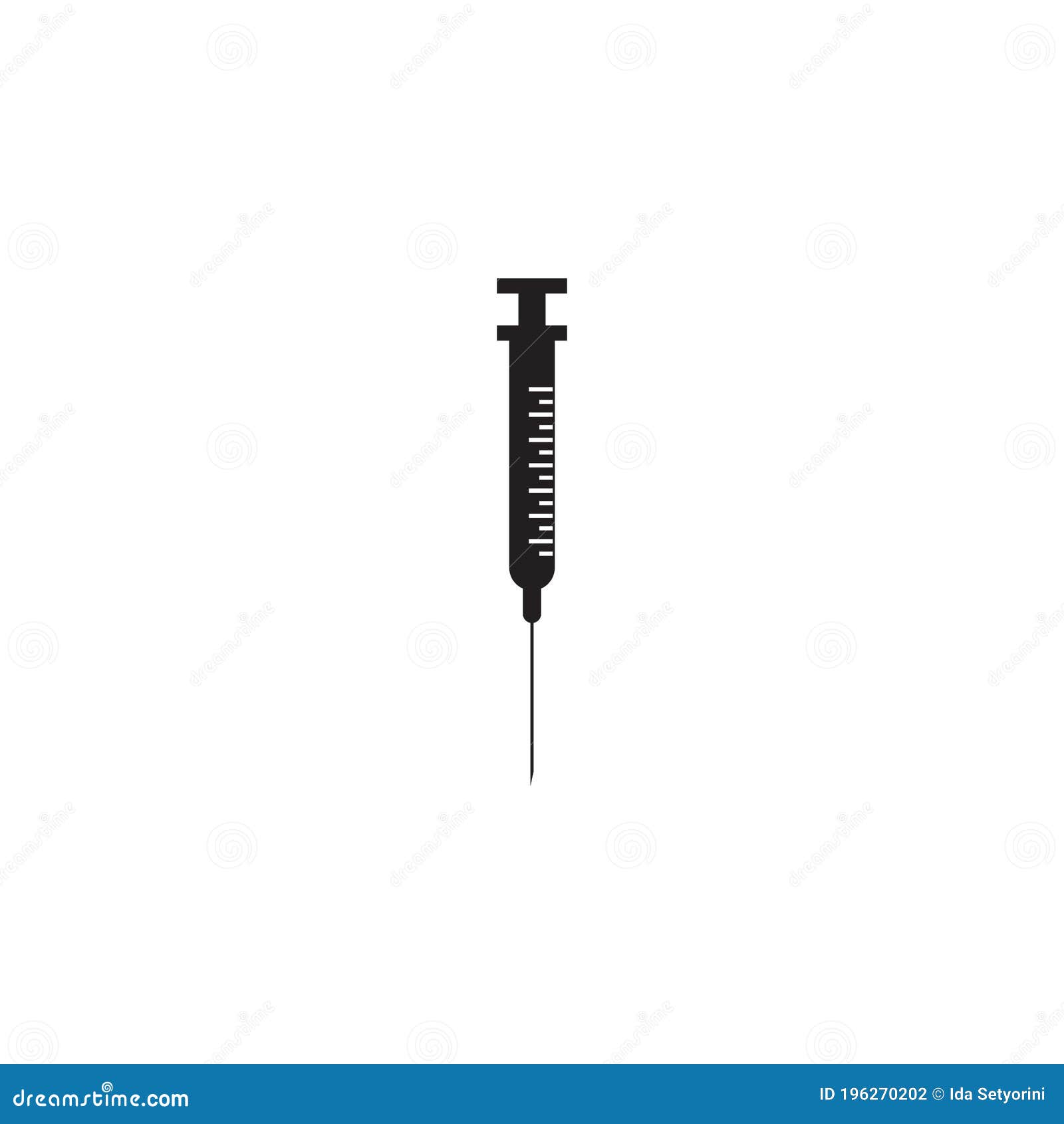 Injection logo stock vector. Illustration of medicine - 196270202