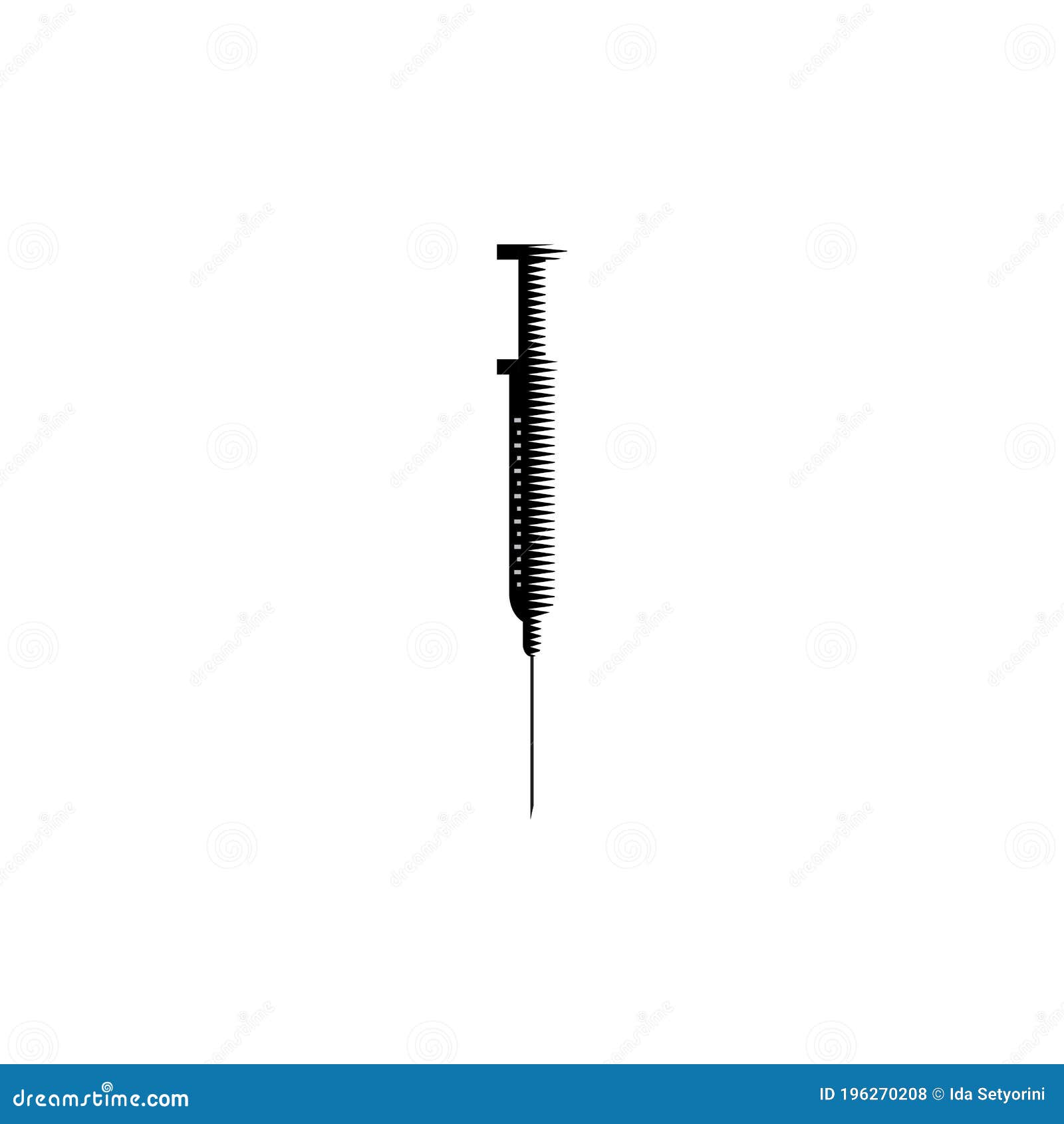 Injection logo stock vector. Illustration of nurse, logo - 196270208