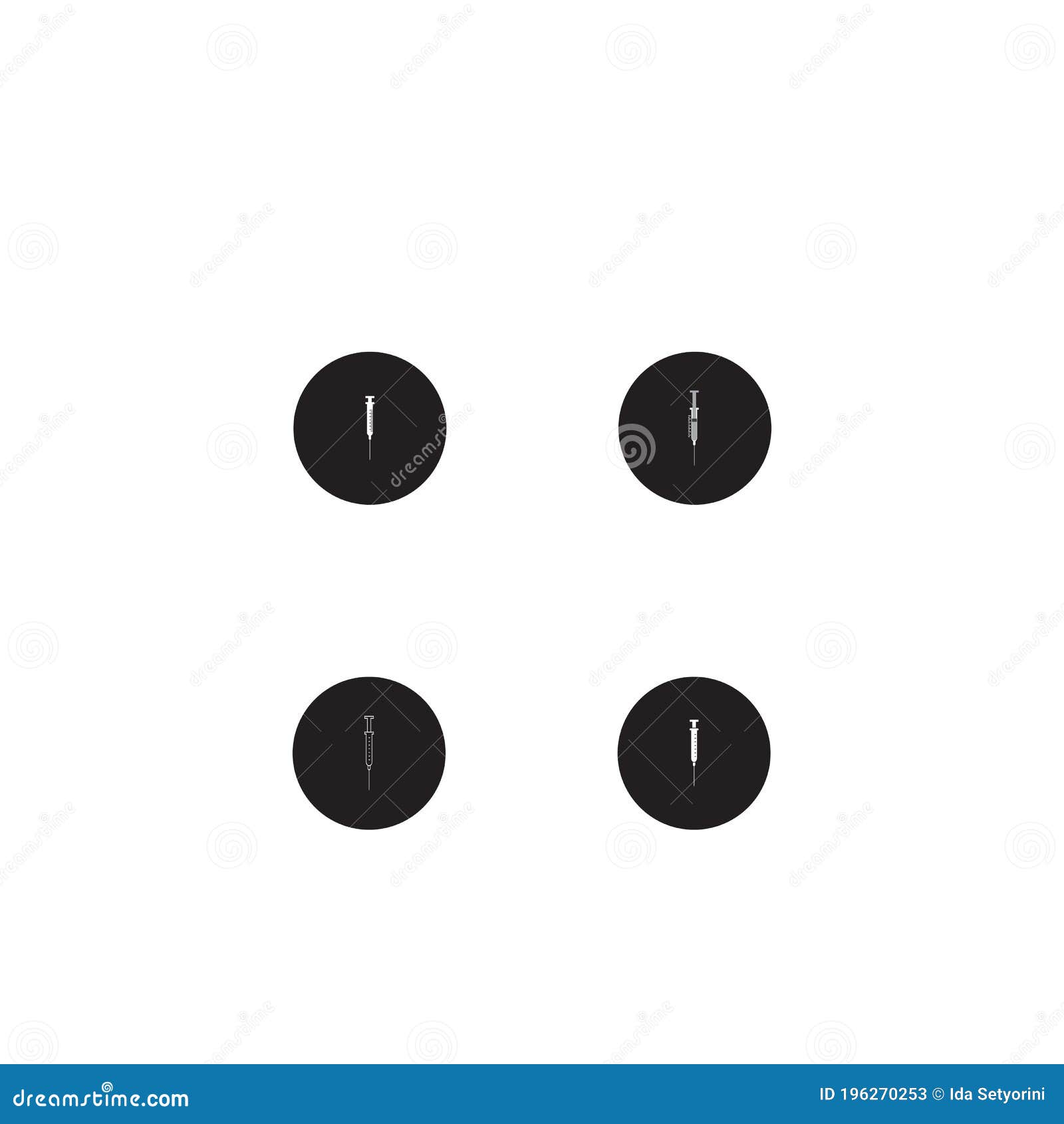 Injection logo stock vector. Illustration of syringe - 196270253