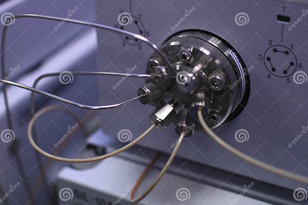 Injection loop stock image. Image of analysis, chromatography - 12369339