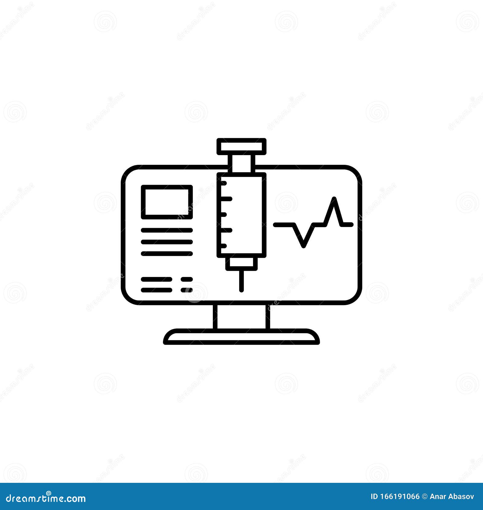 Injection, Media, Computer Icon. Element of Social Addict Icon Stock ...