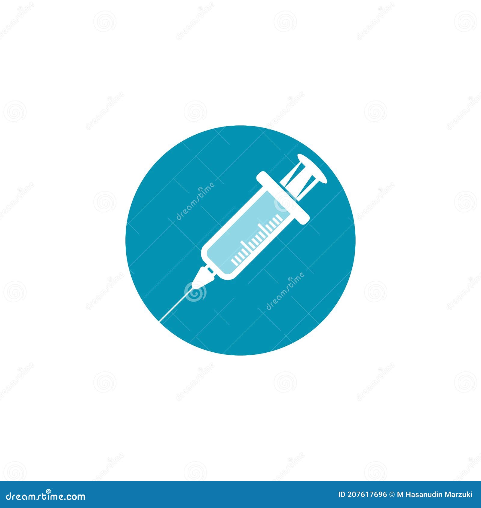 Injection medical vector stock vector. Illustration of concept - 207617696