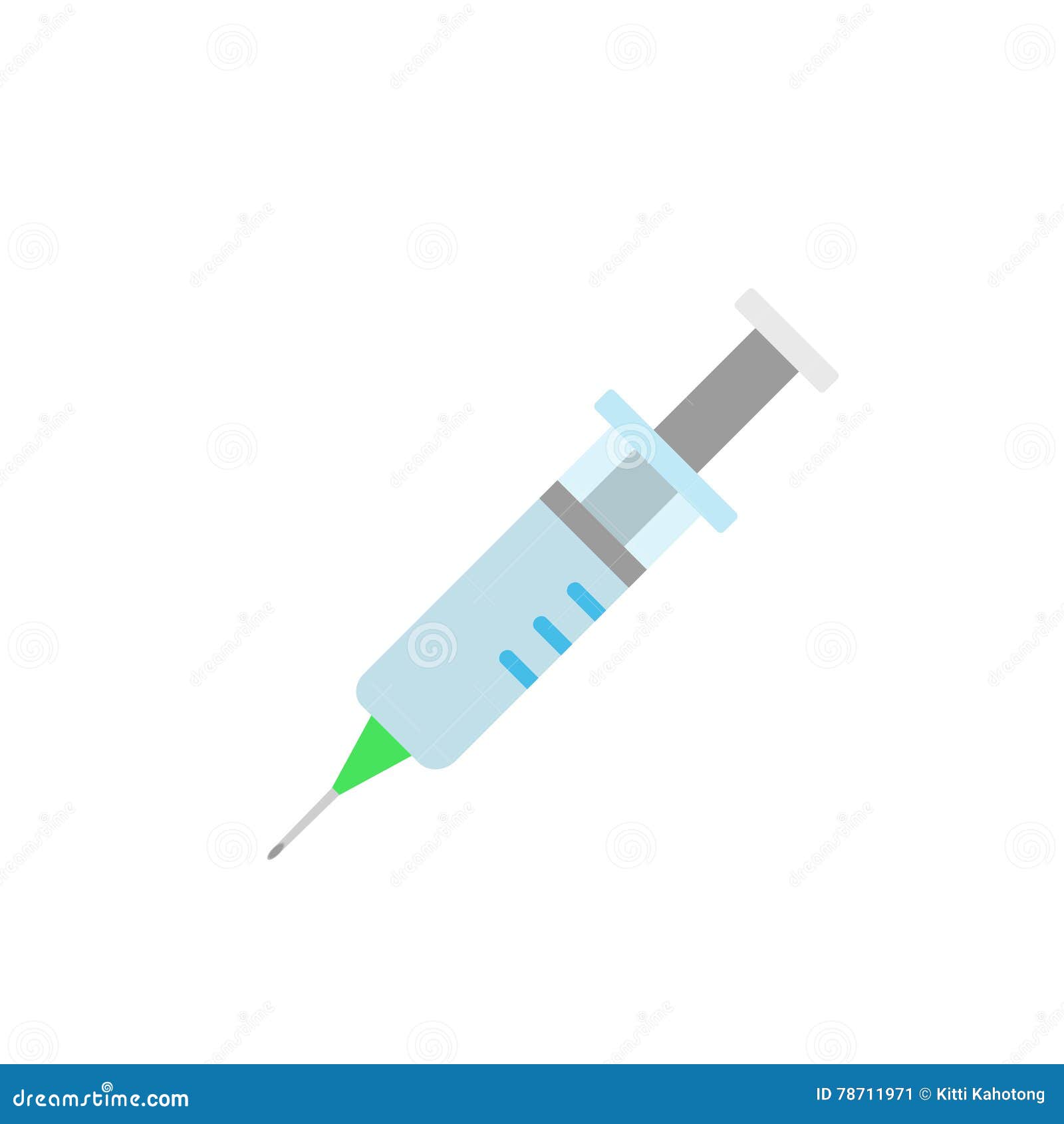 Injection Icon Or Syringe Symbol. Immunization Concept. Isolated On ...