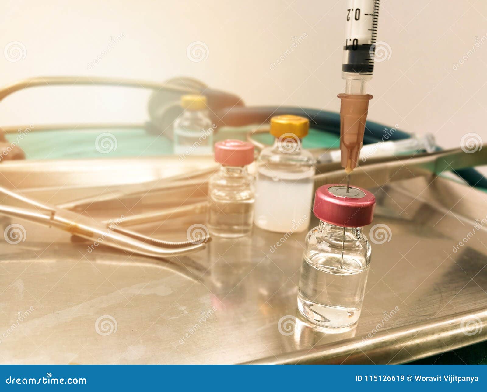 Injection Needle Steralized Surgery Medical Instruments Stock Image ...