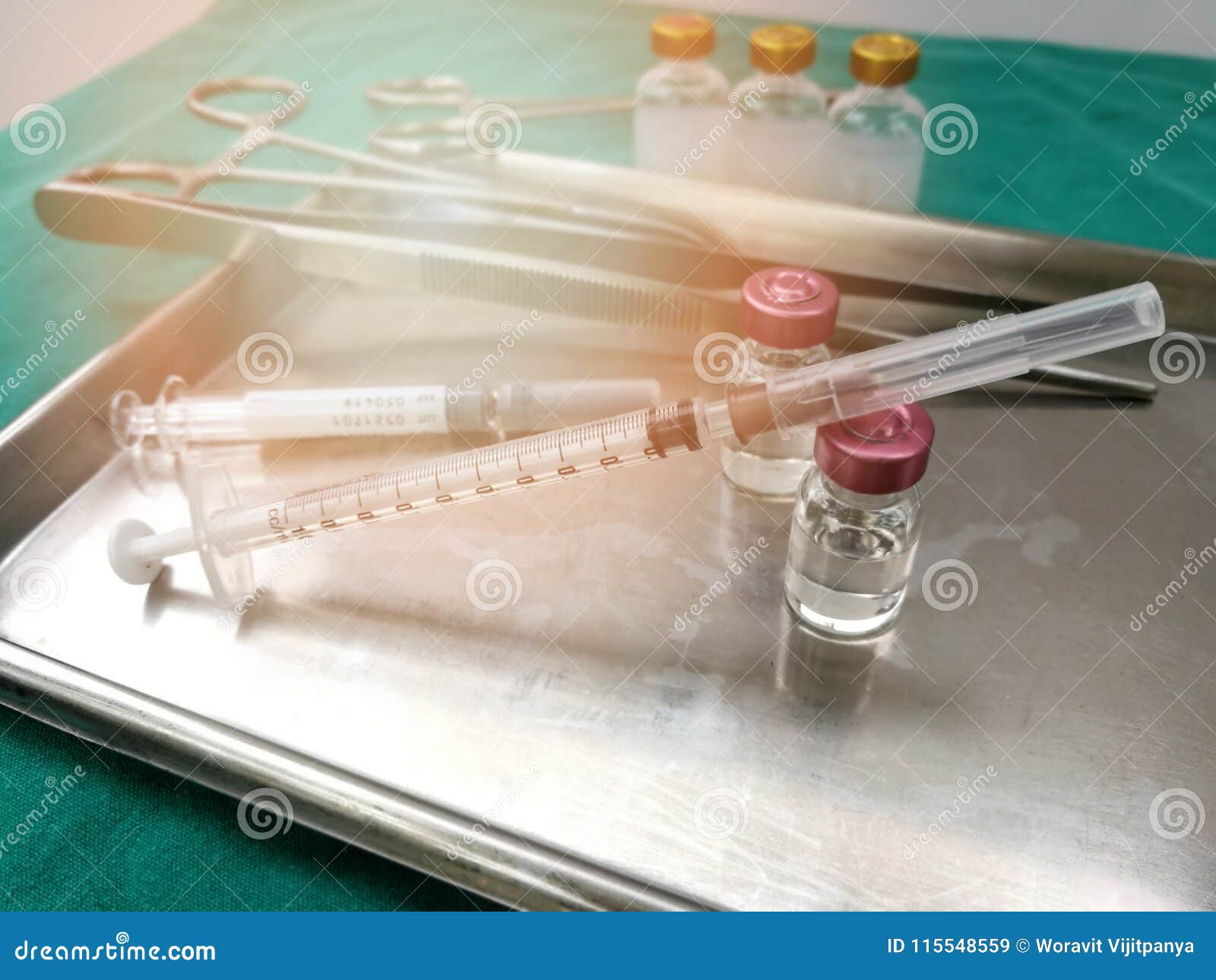 Injection Needle Steralized Surgery Medical Instruments Stock Image ...