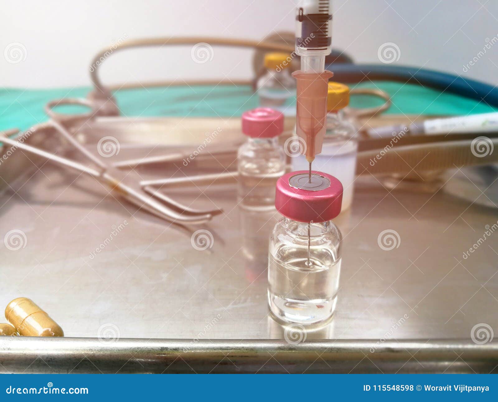 Injection Needle Steralized Surgery Medical Instruments Stock Photo ...