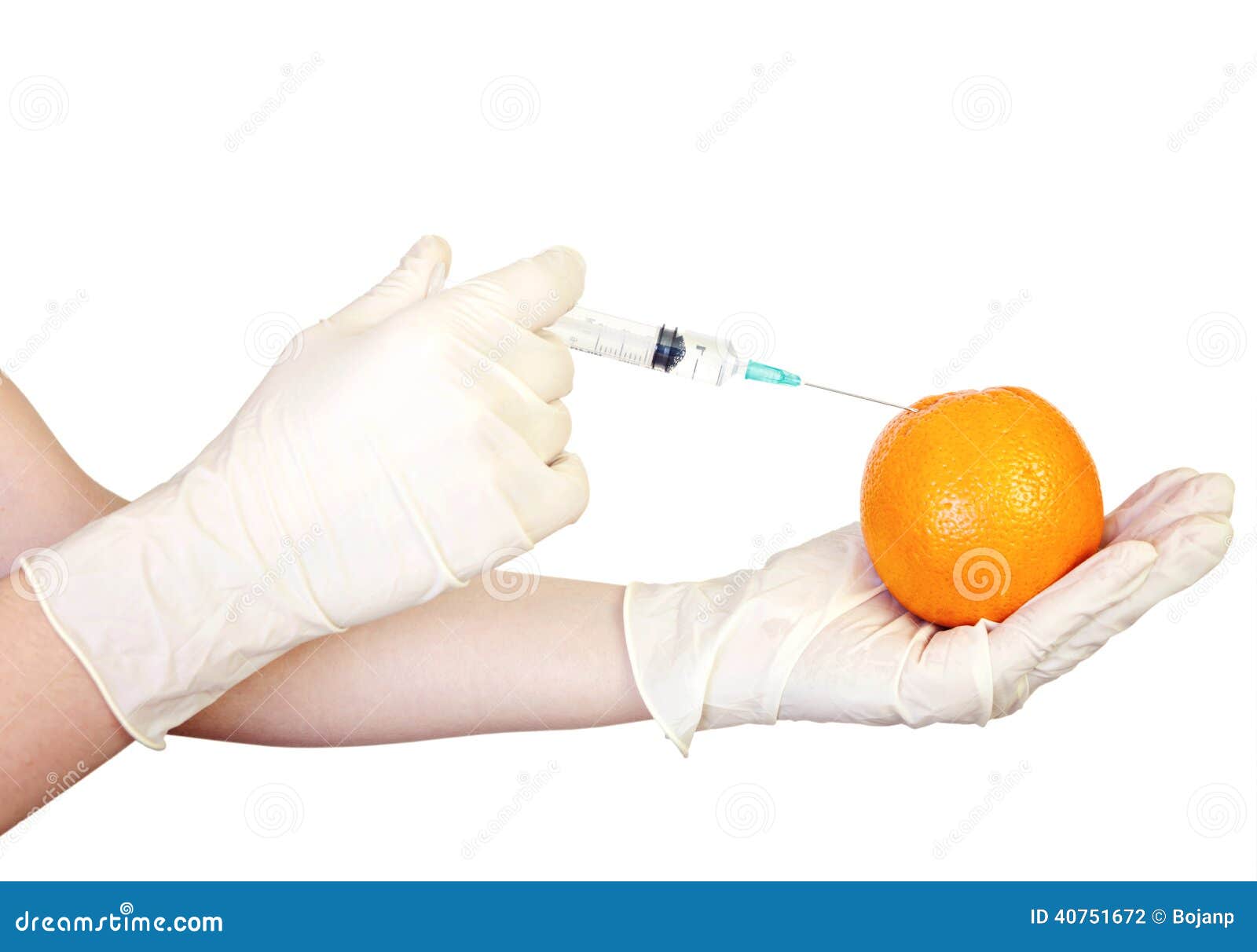 Injection into orange stock photo. Image of food, nutritional - 40751672