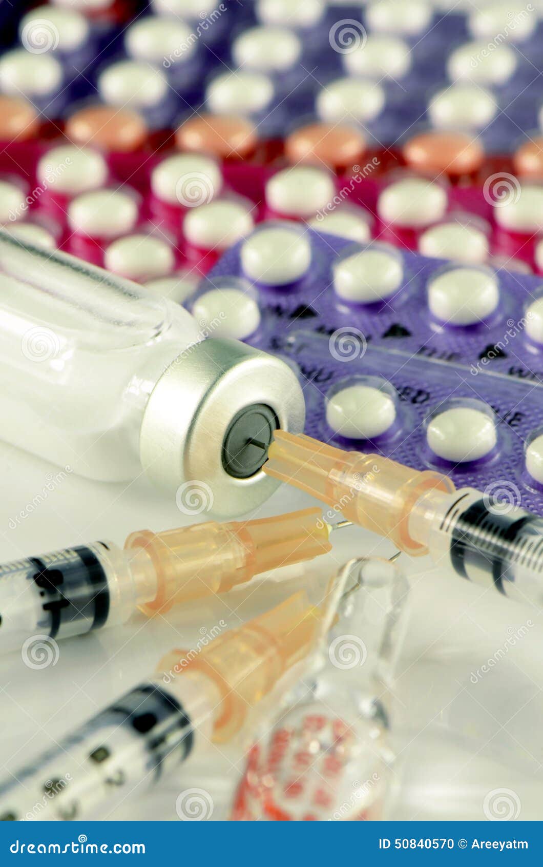 Injection Pharmaceutical Dosage Form. Stock Photo - Image of ...