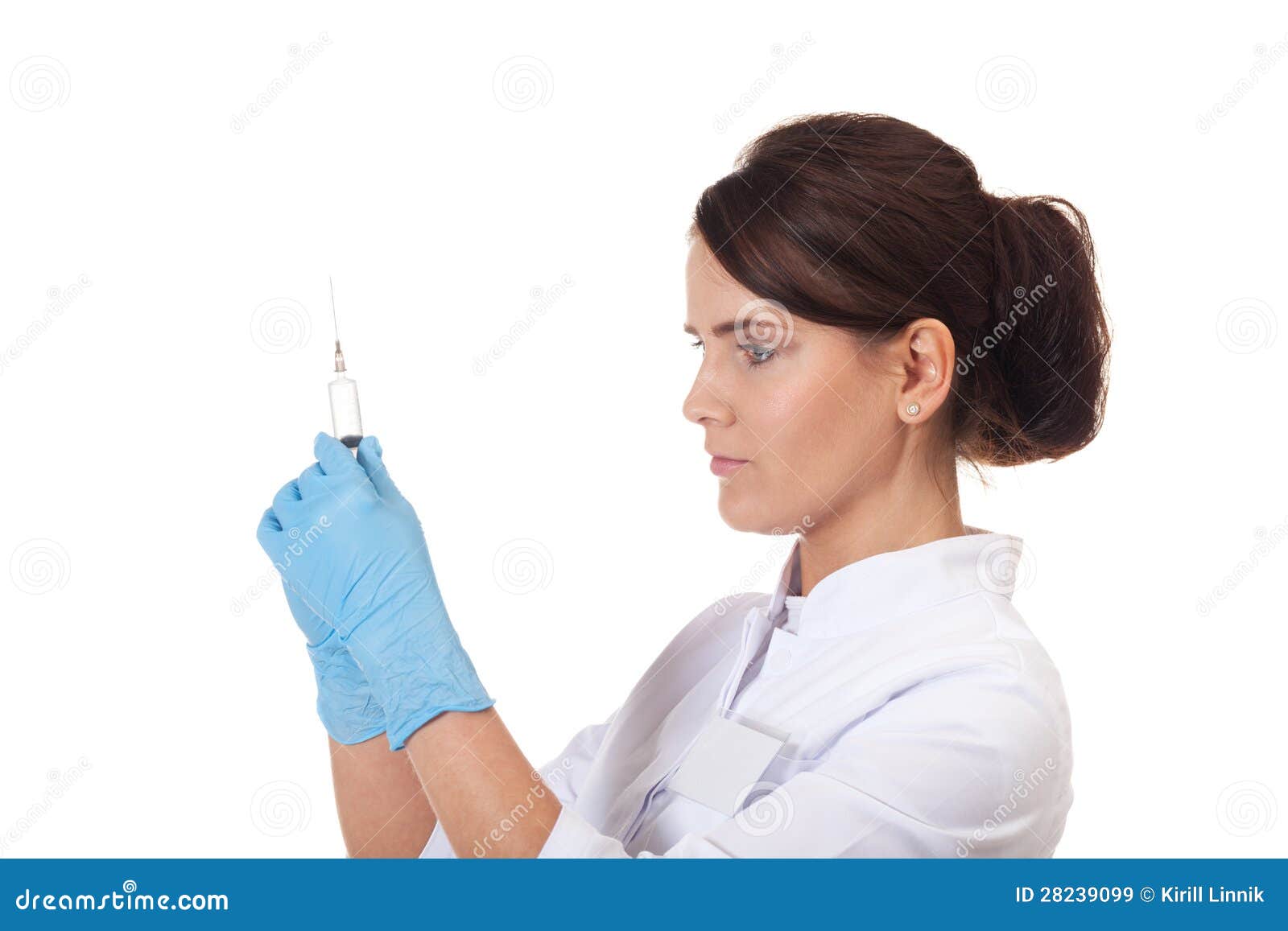 Injection preparation stock image. Image of isolated - 28239099