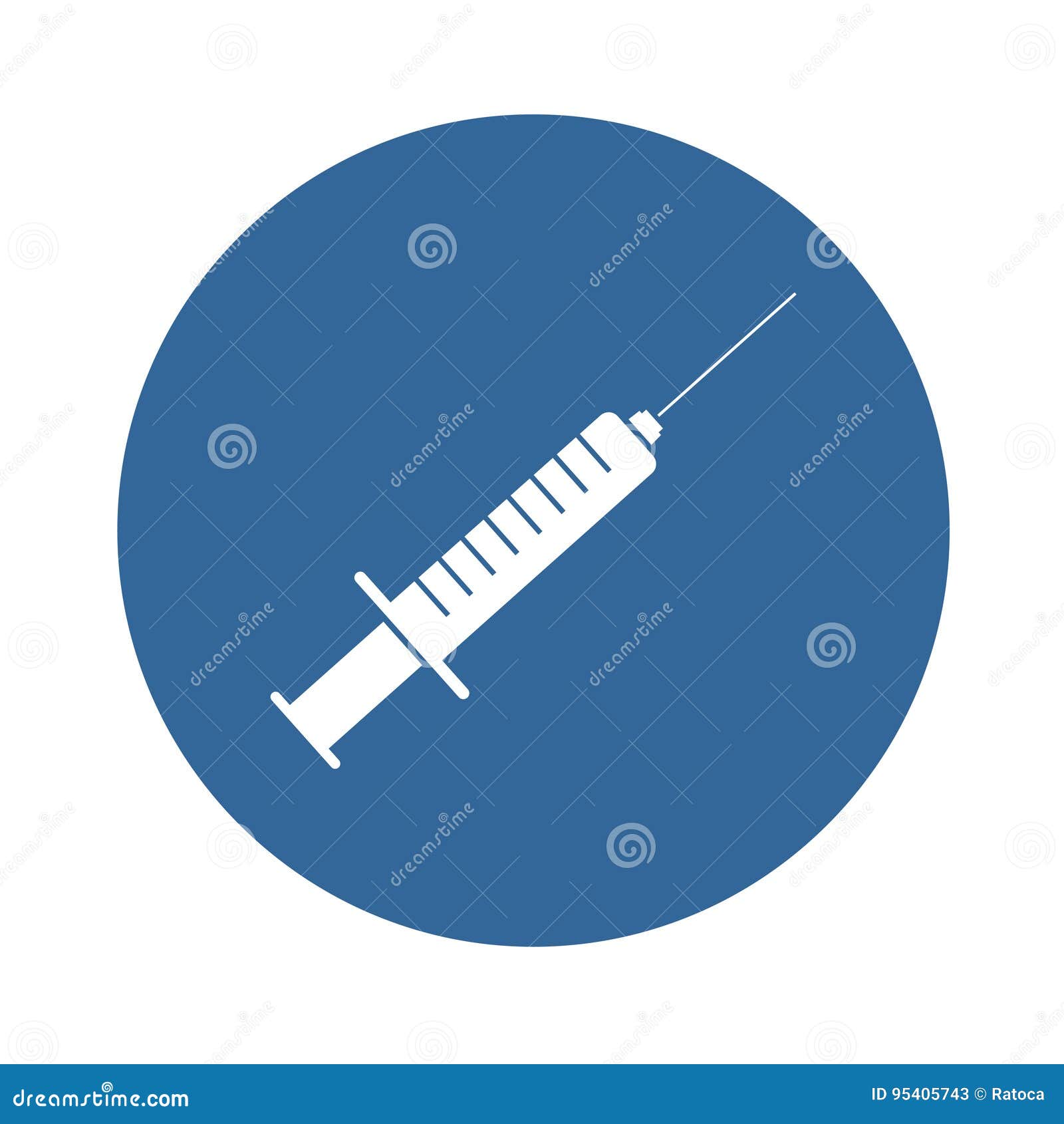 Injection symbol stock vector. Illustration of modern - 95405743